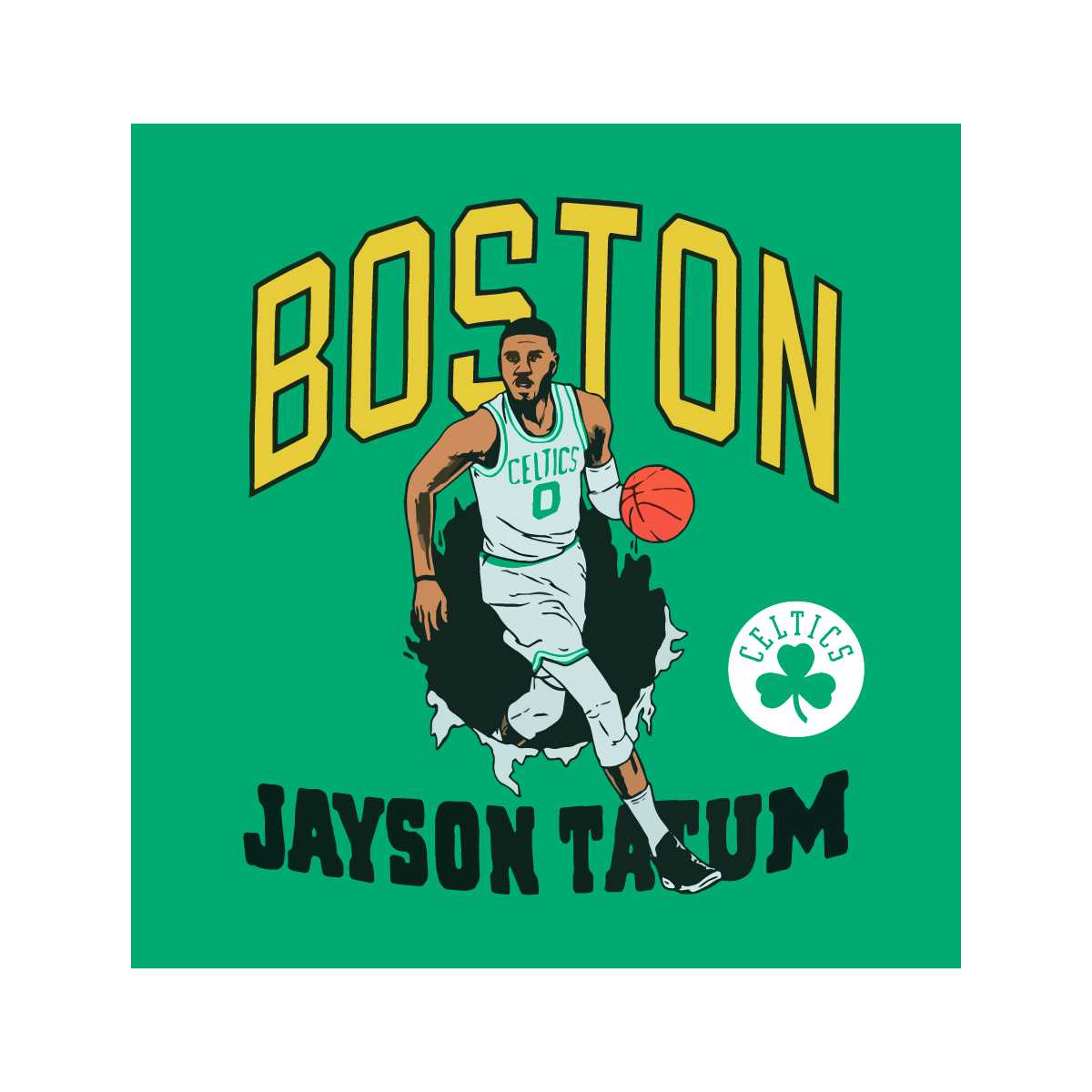 Celtics Jayson Tatum SVG Best Graphic Designs Cutting Files | Inspire ...