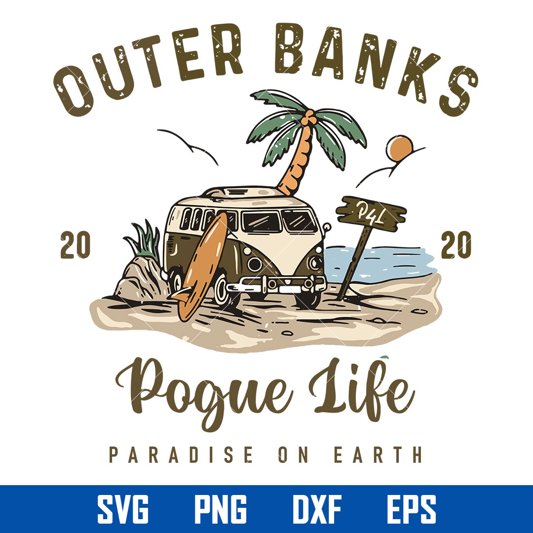 Outer Banks 2023 Svg, Pogue Life Paradise On Earth Svg, Oute | Inspire ...