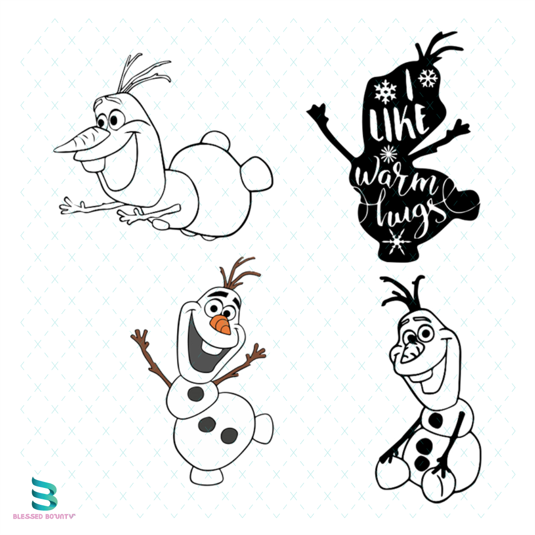 Olaf Svg, Disney Svg, Olaf Bundle Svg, I Like Warm Hugs Olaf - Inspire ...