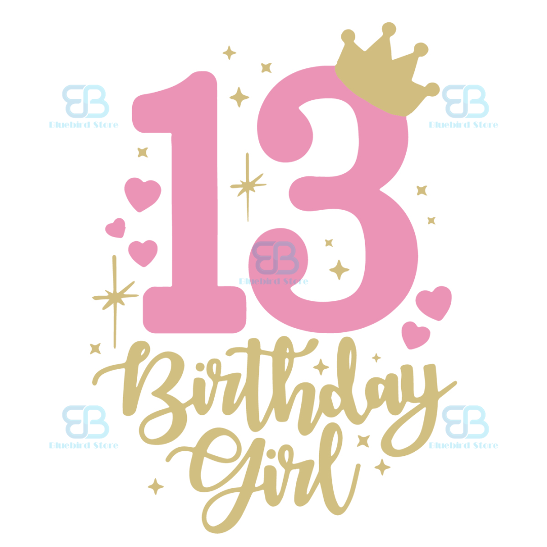 Birthday Girl Svg, Birthday Svg, 13th Birthday Svg, Princess | Inspire ...