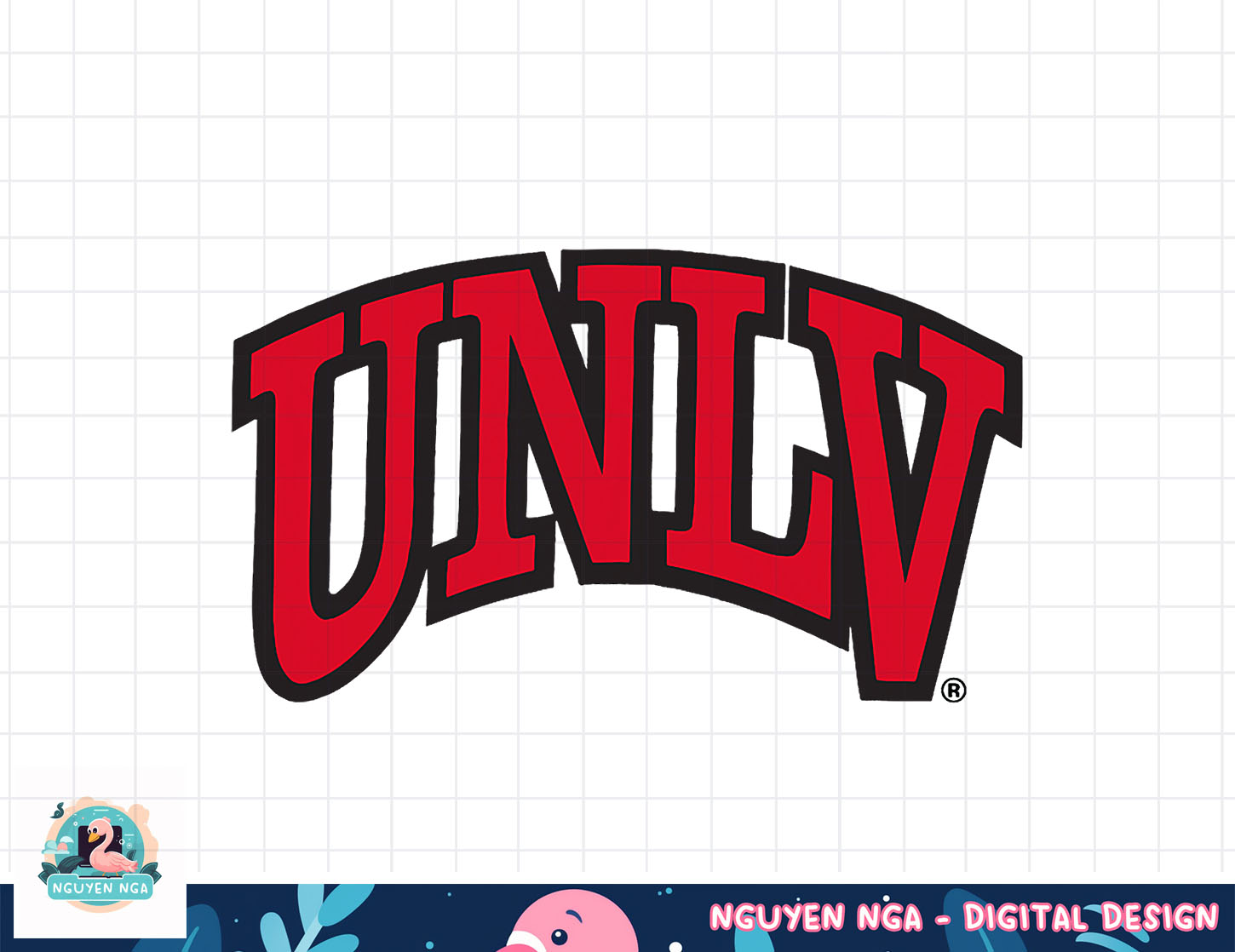UNLV Rebels Icon Logo Officially Licensed png, sublimation. | Inspire ...