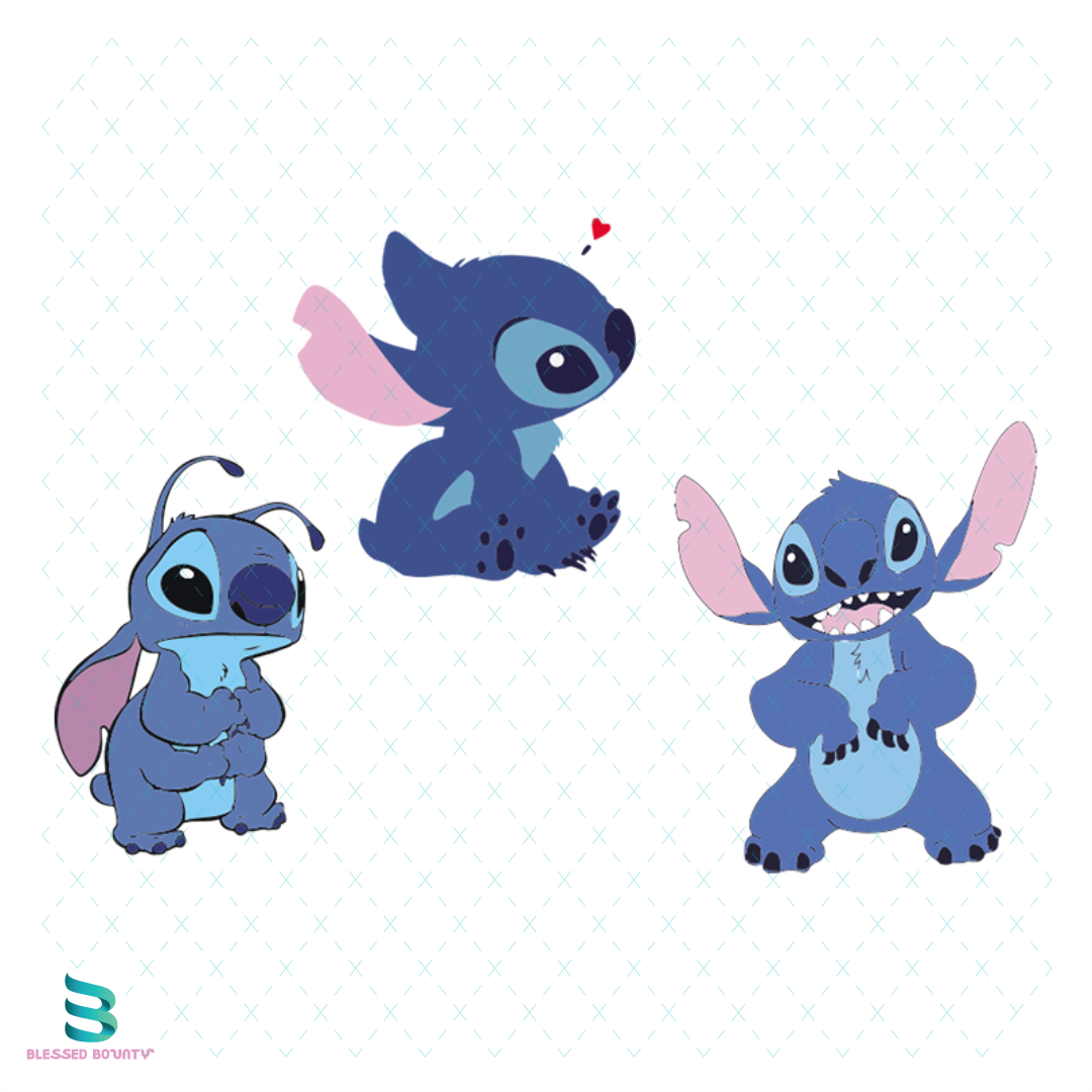Stitch Bundle File Svg, Disney Svg, Disney Character Svg, Ca | Inspire ...