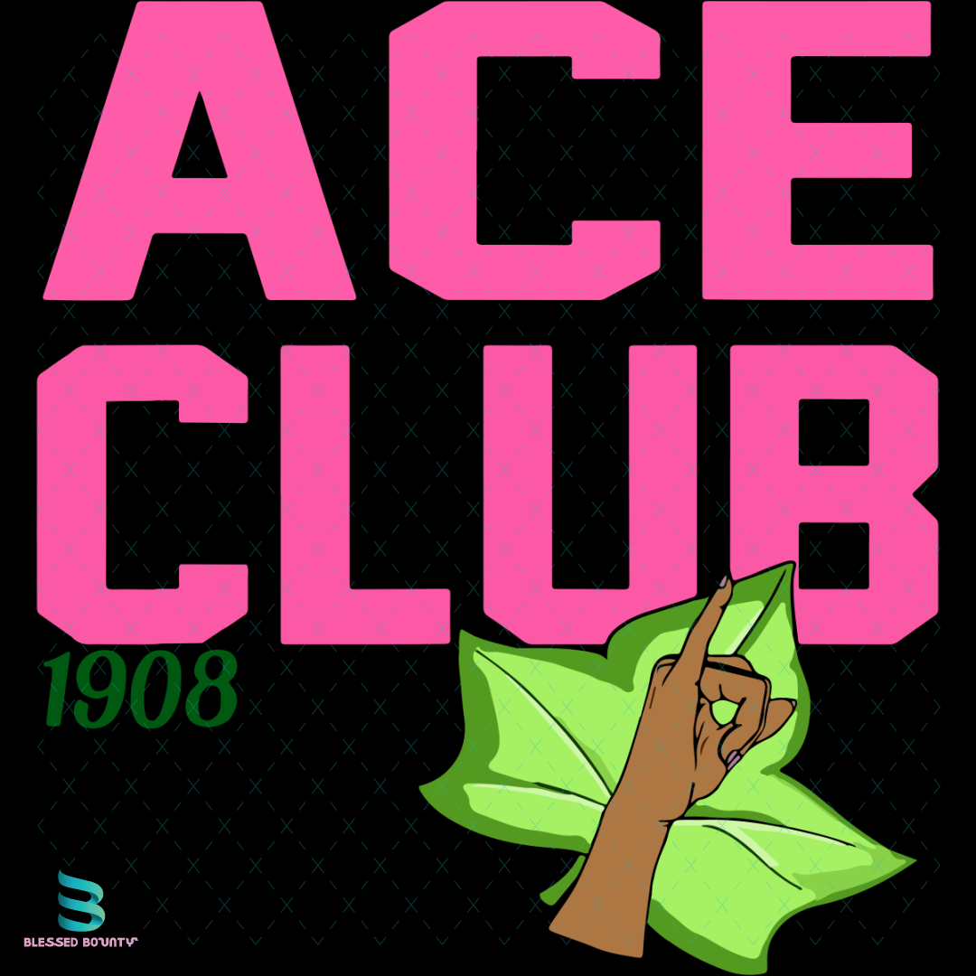 Ace club 1908, trending svg,alpha kappa alpha bundles svg,ak - Inspire ...