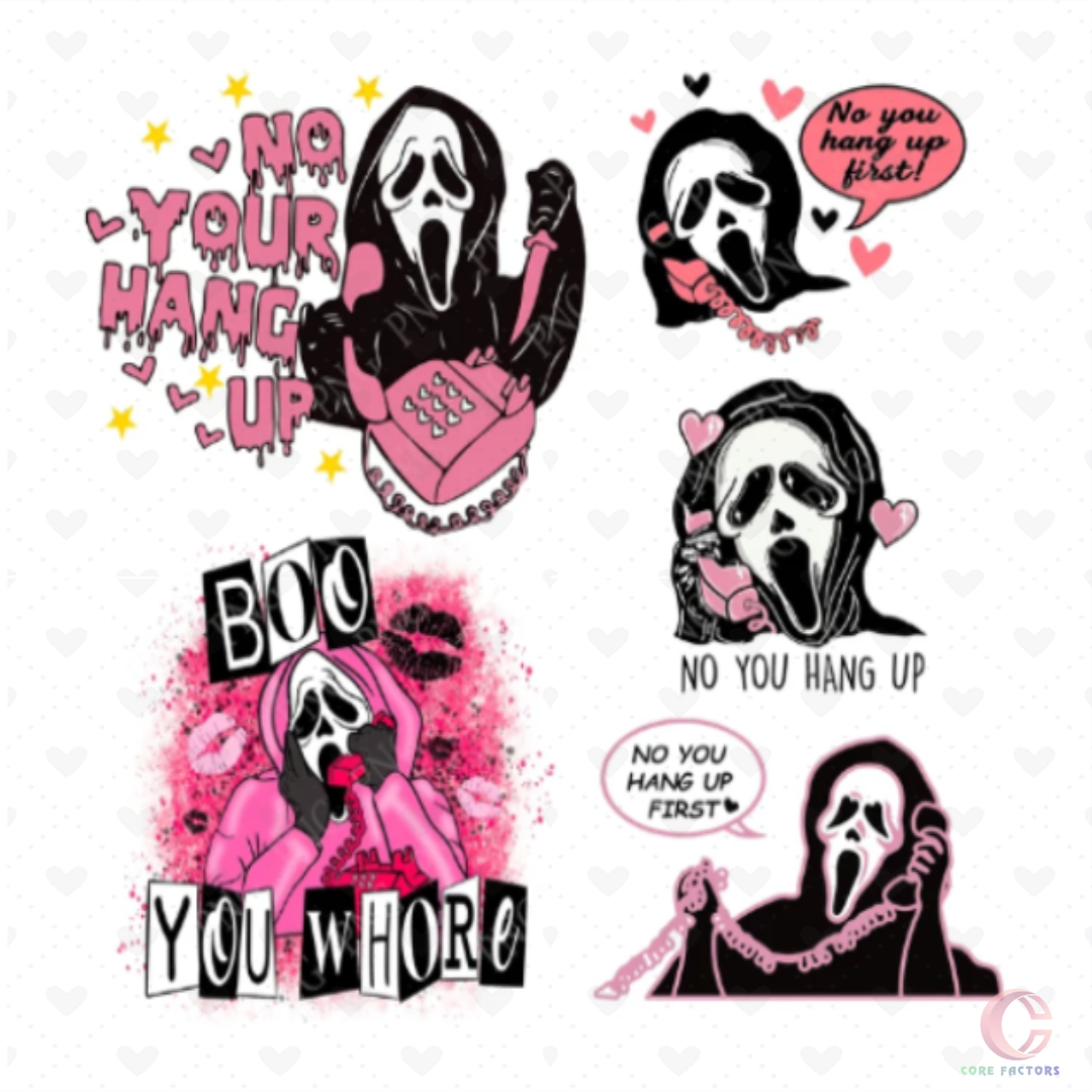 Ghostface Calling Halloween Bundle, Halloween Ghost Png, Scr | Inspire ...