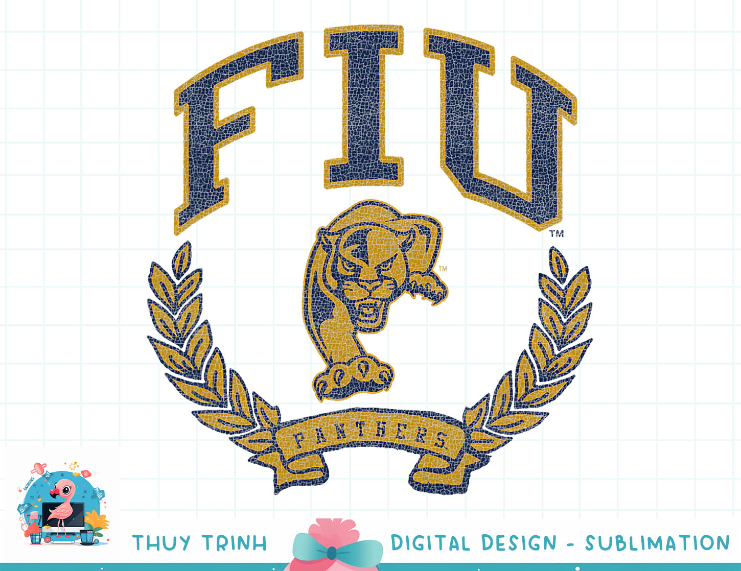 Florida International Golden Panthers Victory Vintage png.jp | Inspire ...