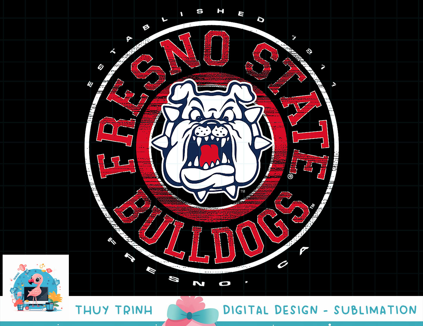 Fresno State Bulldogs Showtime Navy Officially Licensed png. | Inspire ...