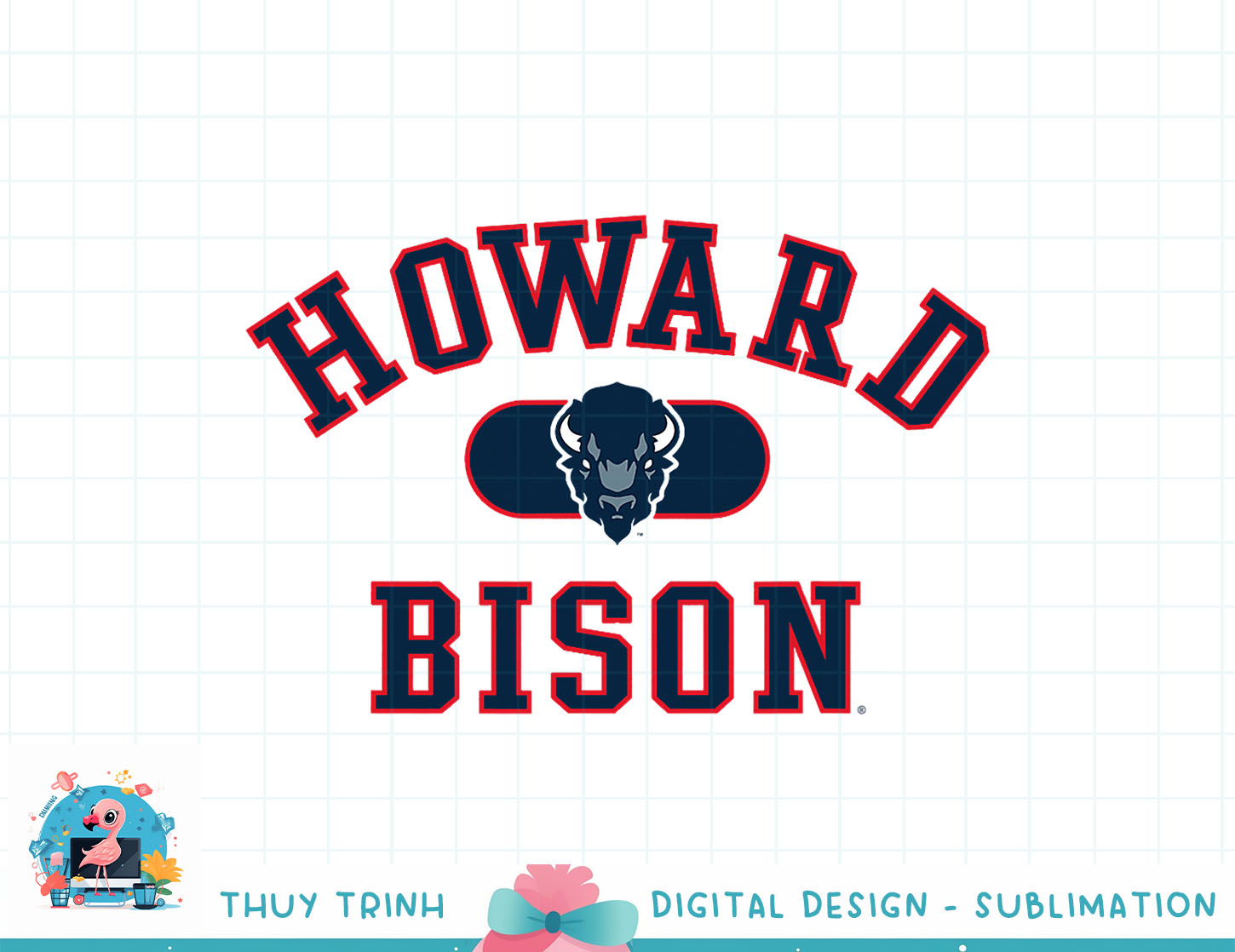 Howard University Bison Varsity Officially Licensed png.jpg | Inspire ...