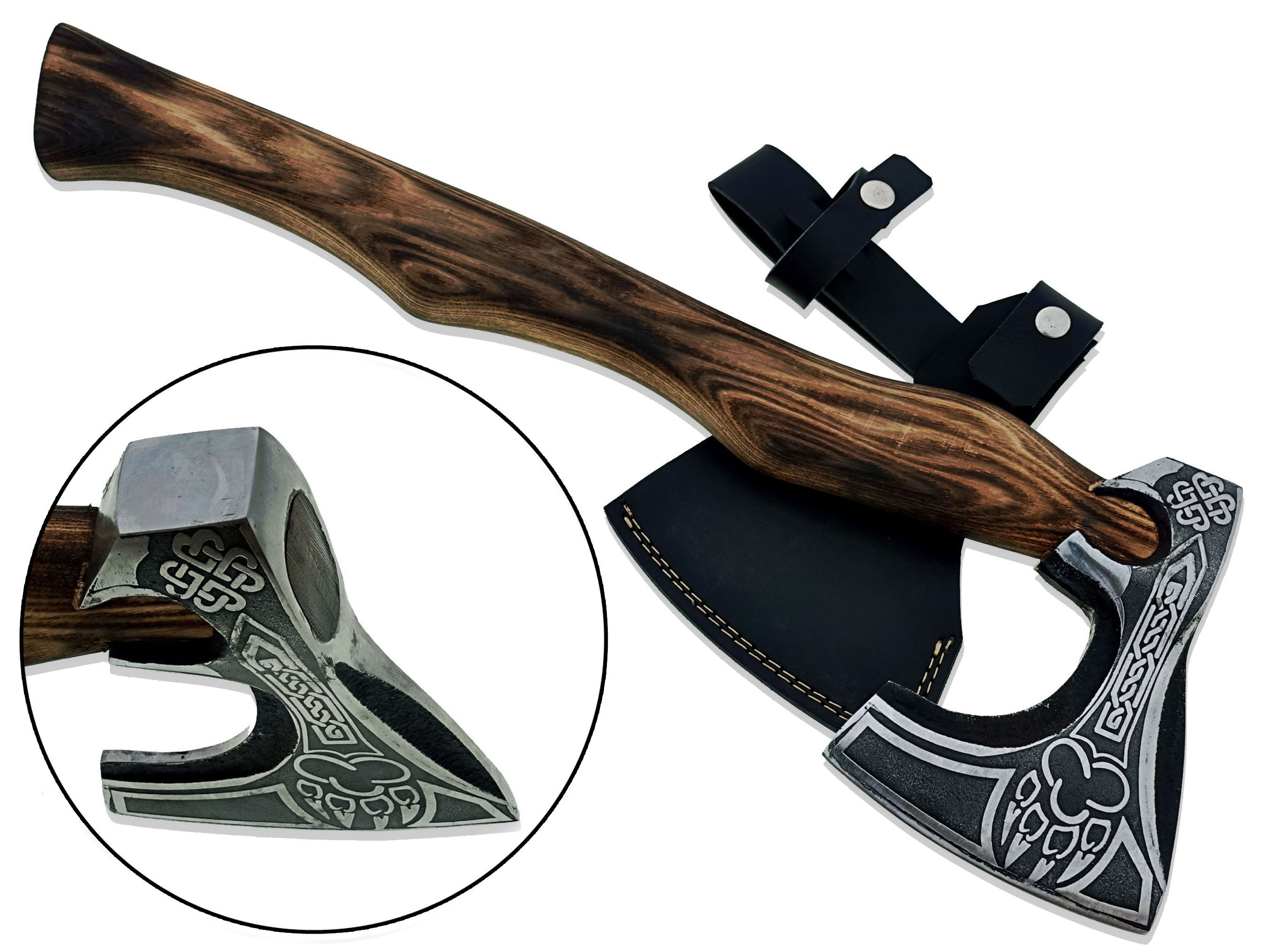 Custom Hand Made Carbon Steel Viking Hatchet Tomahawk Axe | Inspire Uplift