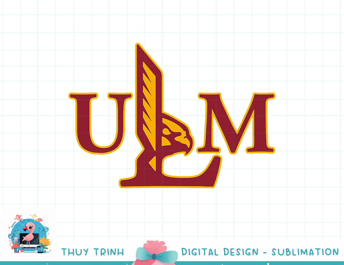 Louisiana Monroe Warhawks Icon Officially Licensed png | Inspire Uplift