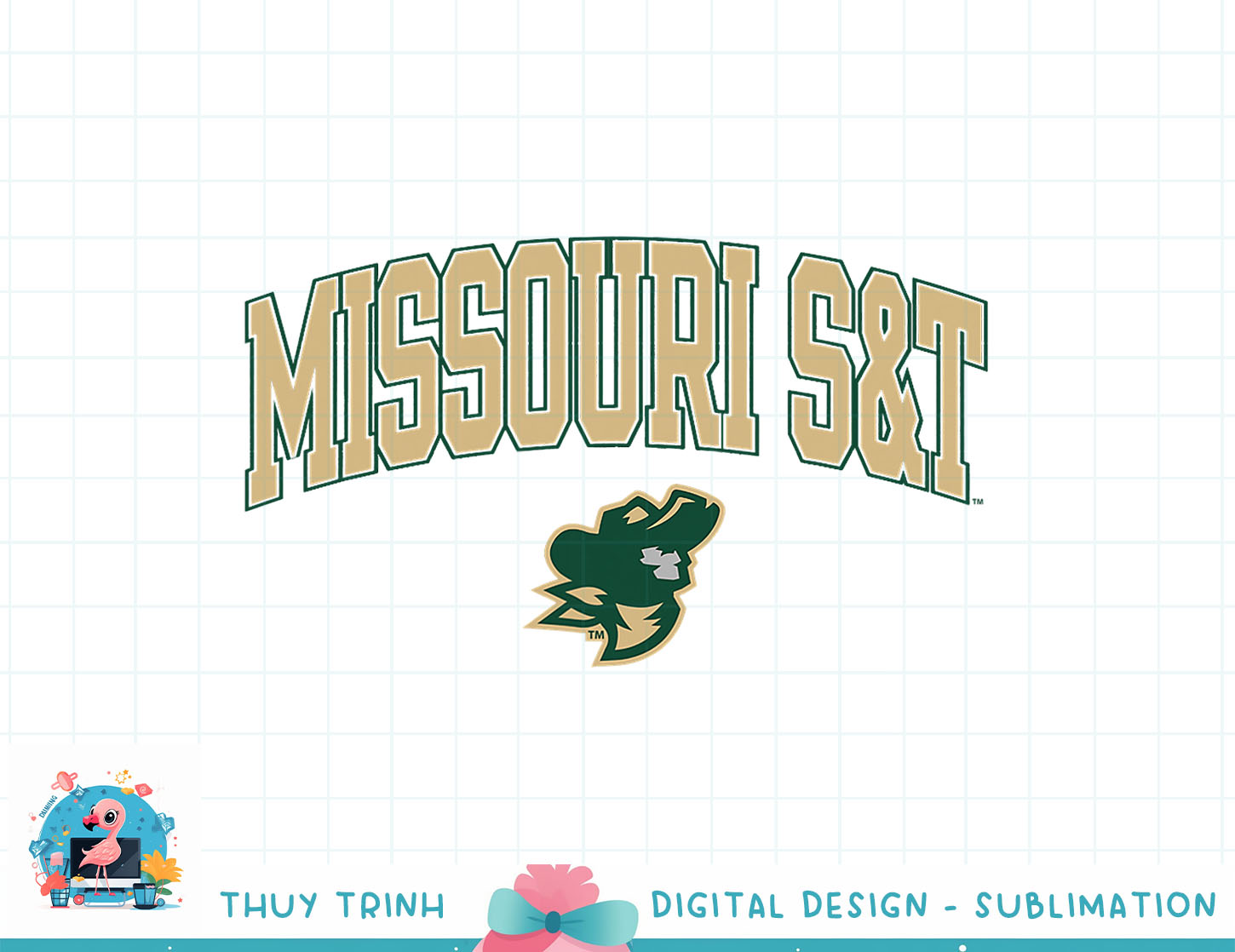 Missouri S&T Miners Arch Over Logo Officially Licensed png | Inspire Uplift