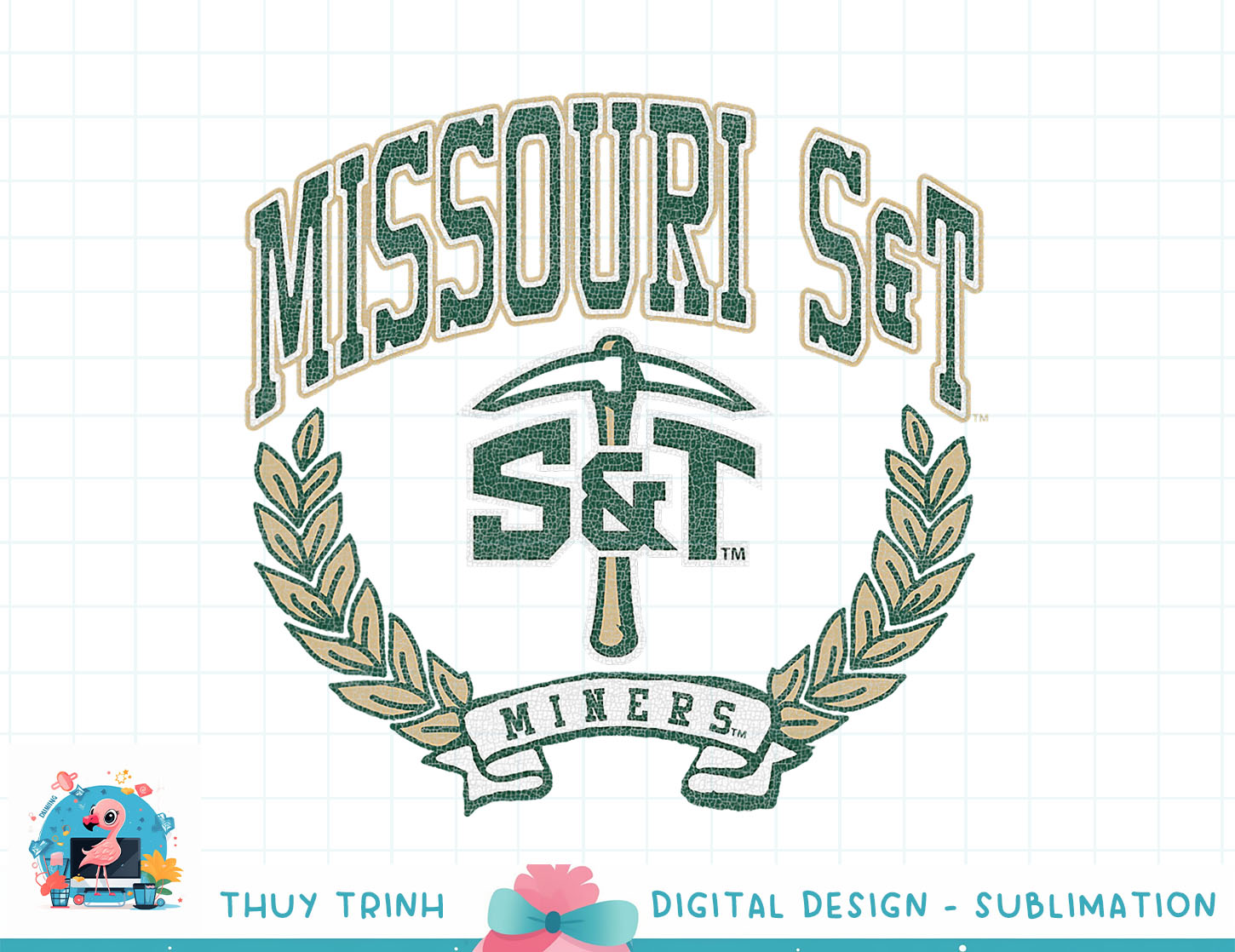 Missouri S&T Miners Victory Vintage Gray Officially Licensed | Inspire ...