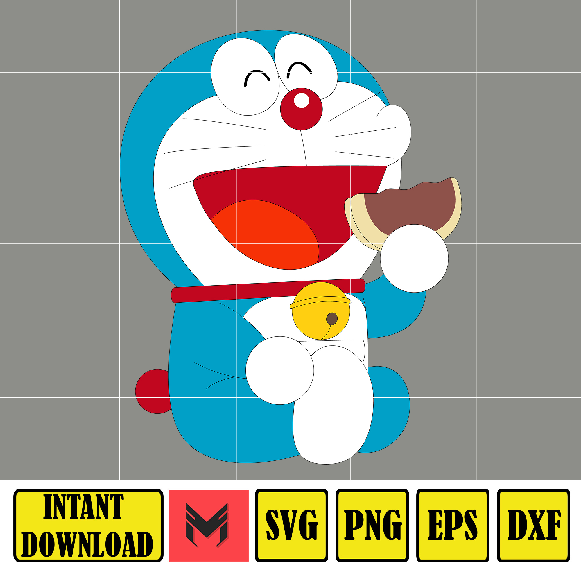 Doraemon SVG, Cricut, Cut files, Digital Vector File, Comes - Inspire ...