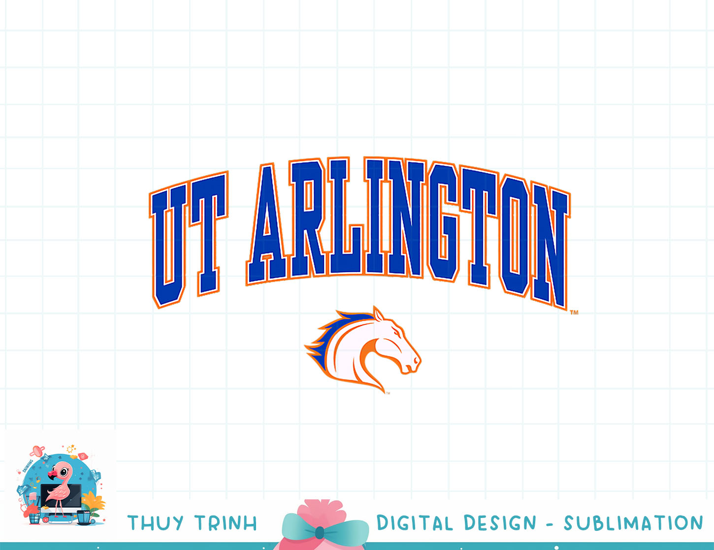 Texas Arlington Mavericks Arch Over Officially Licensed png - Inspire ...