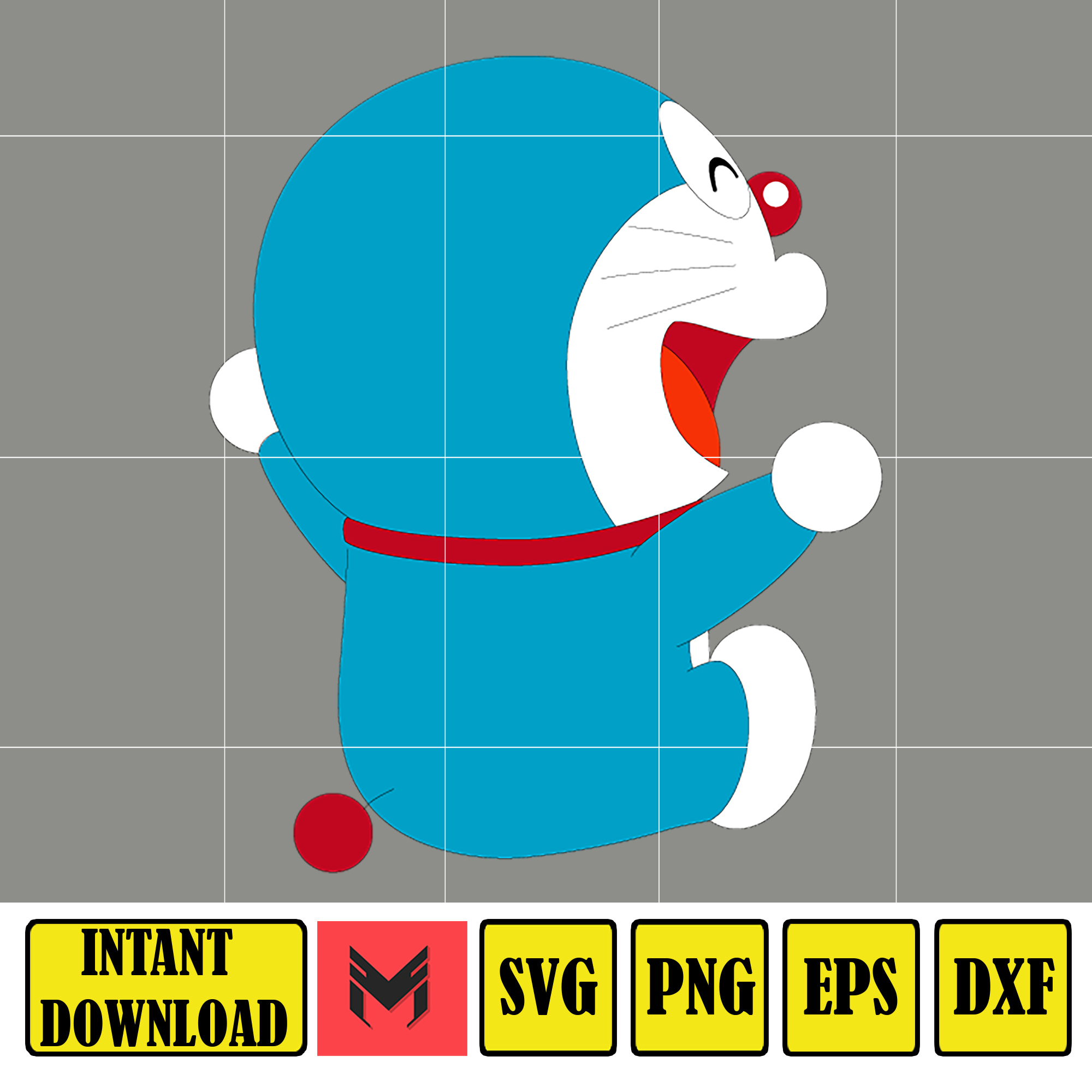 Doraemon SVG, Cricut, Cut files, Digital Vector File, Comes | Inspire ...
