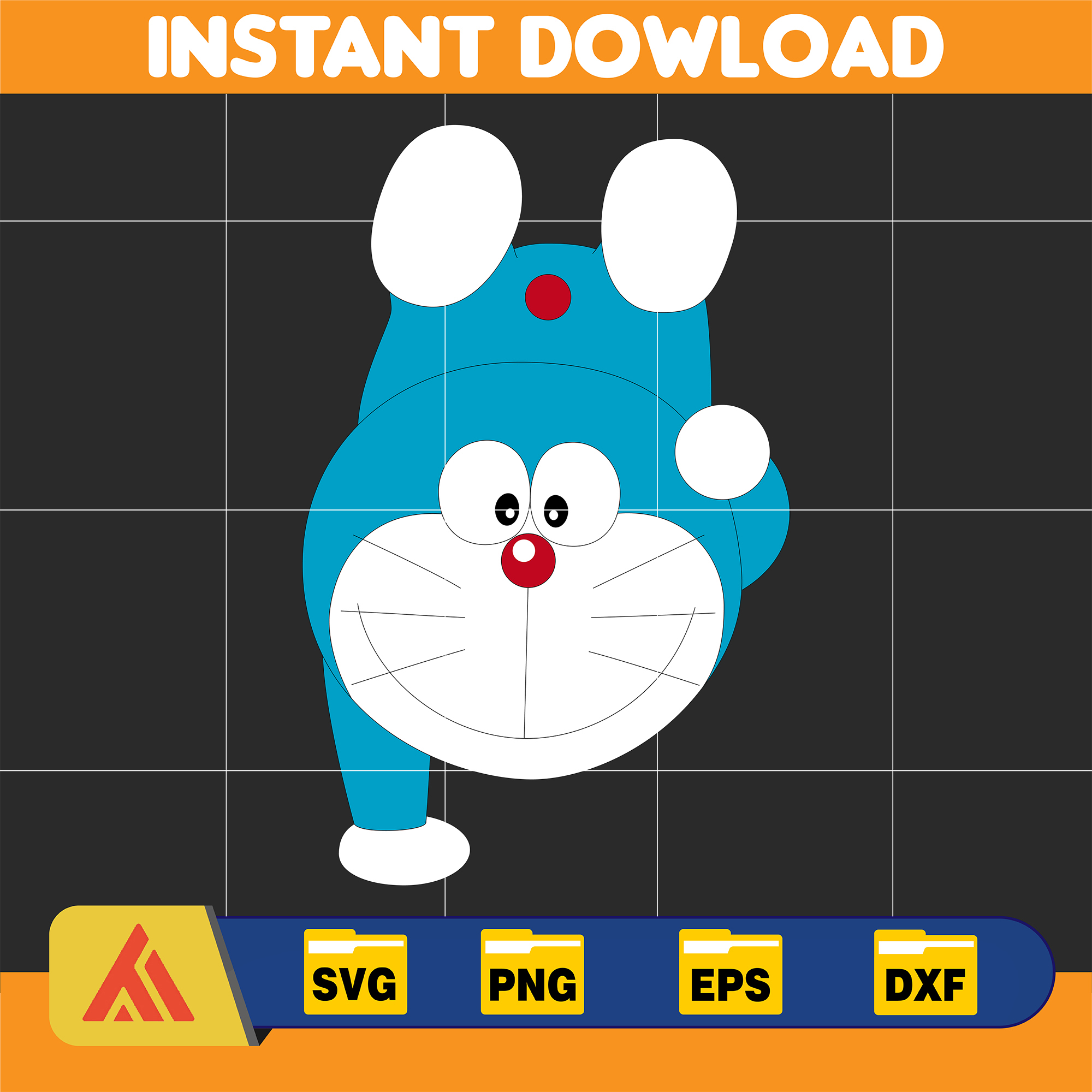 Doraemon SVG, Cricut, Cut files, Digital Vector File, Comes | Inspire ...