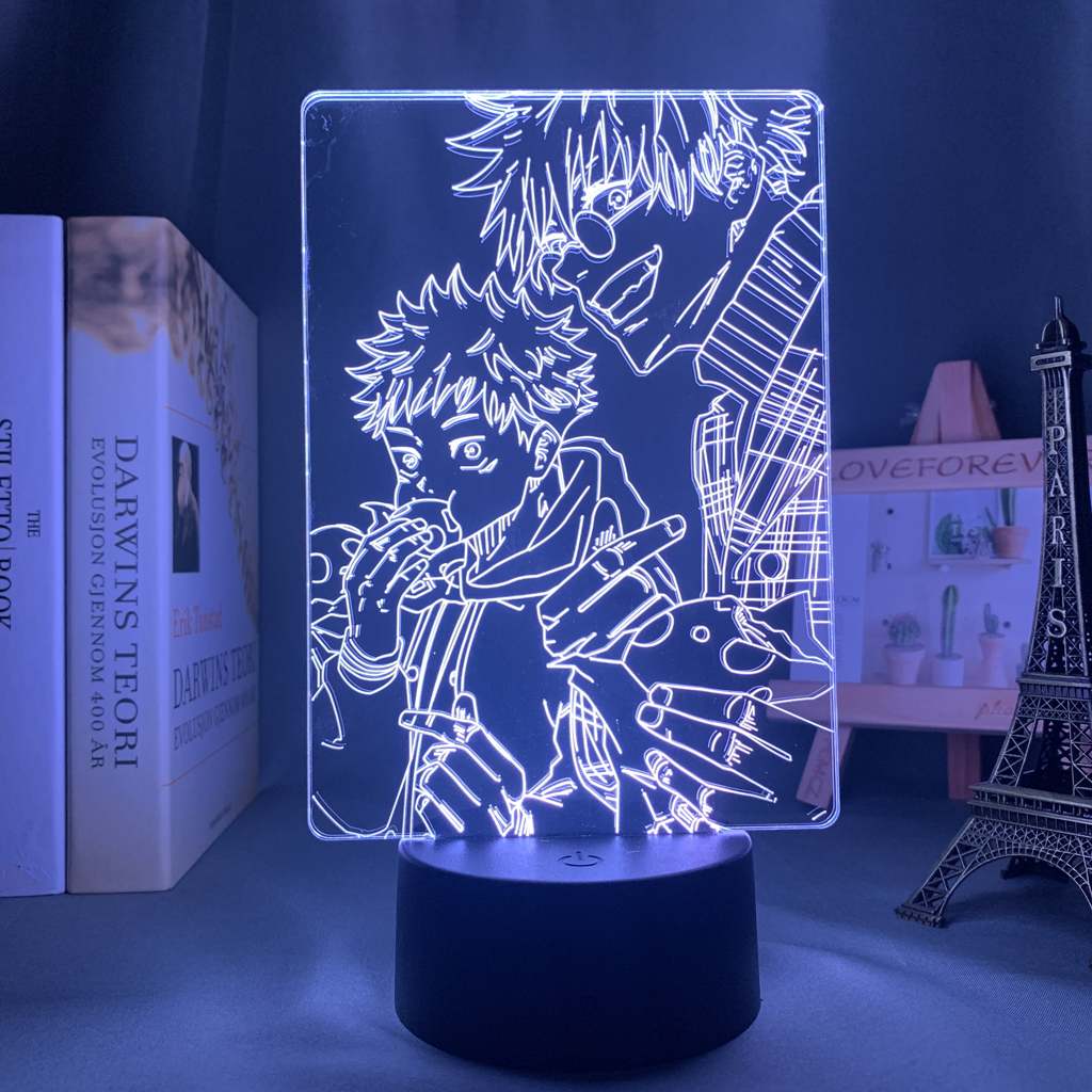 Jujutsu Kaisen Satoru & Yuji 3D Acrylic Night Light LED - Inspire Uplift
