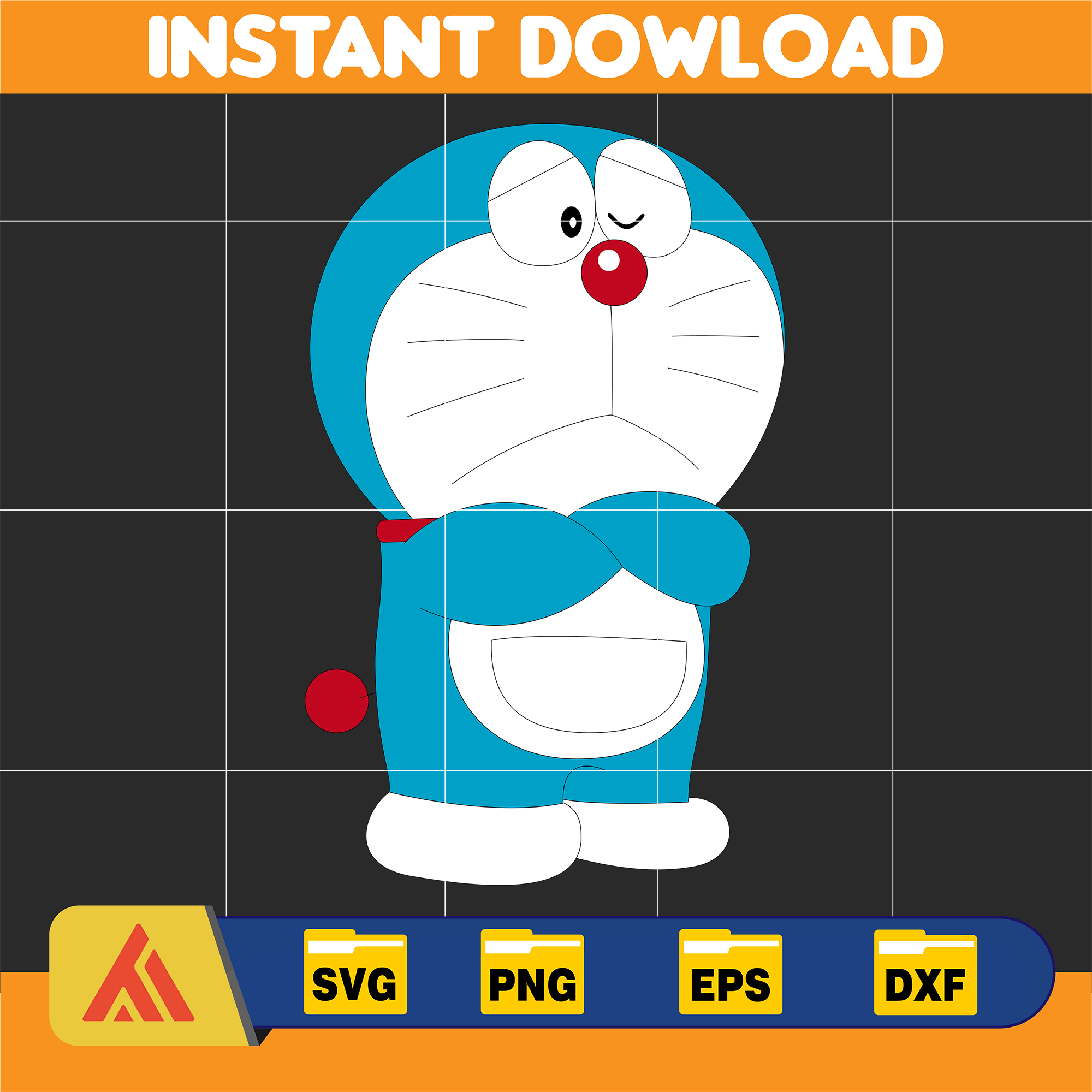 Doraemon SVG, Cricut, Cut files, Digital Vector File, Comes | Inspire ...