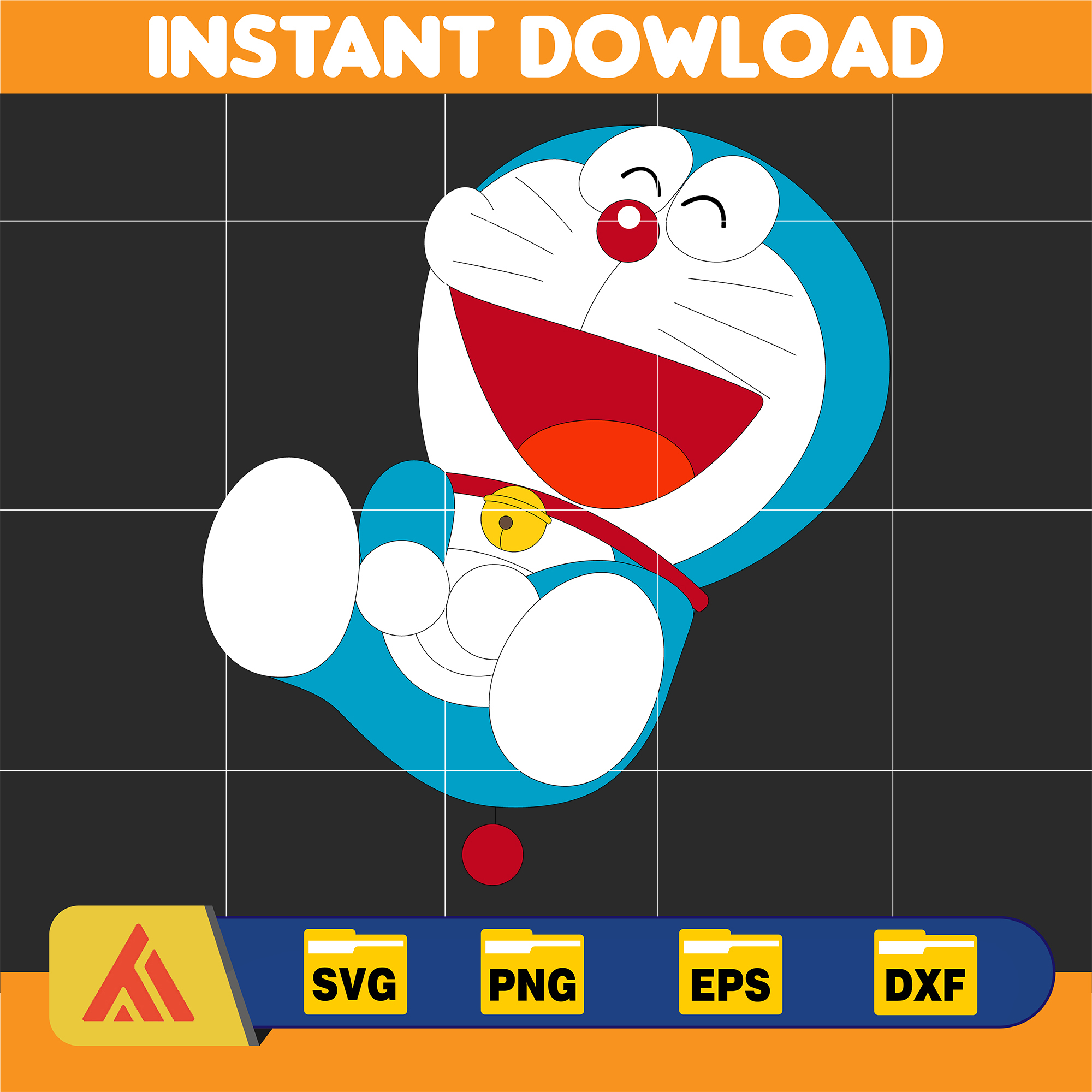 Doraemon SVG, Cricut, Cut files, Digital Vector File, Comes | Inspire ...
