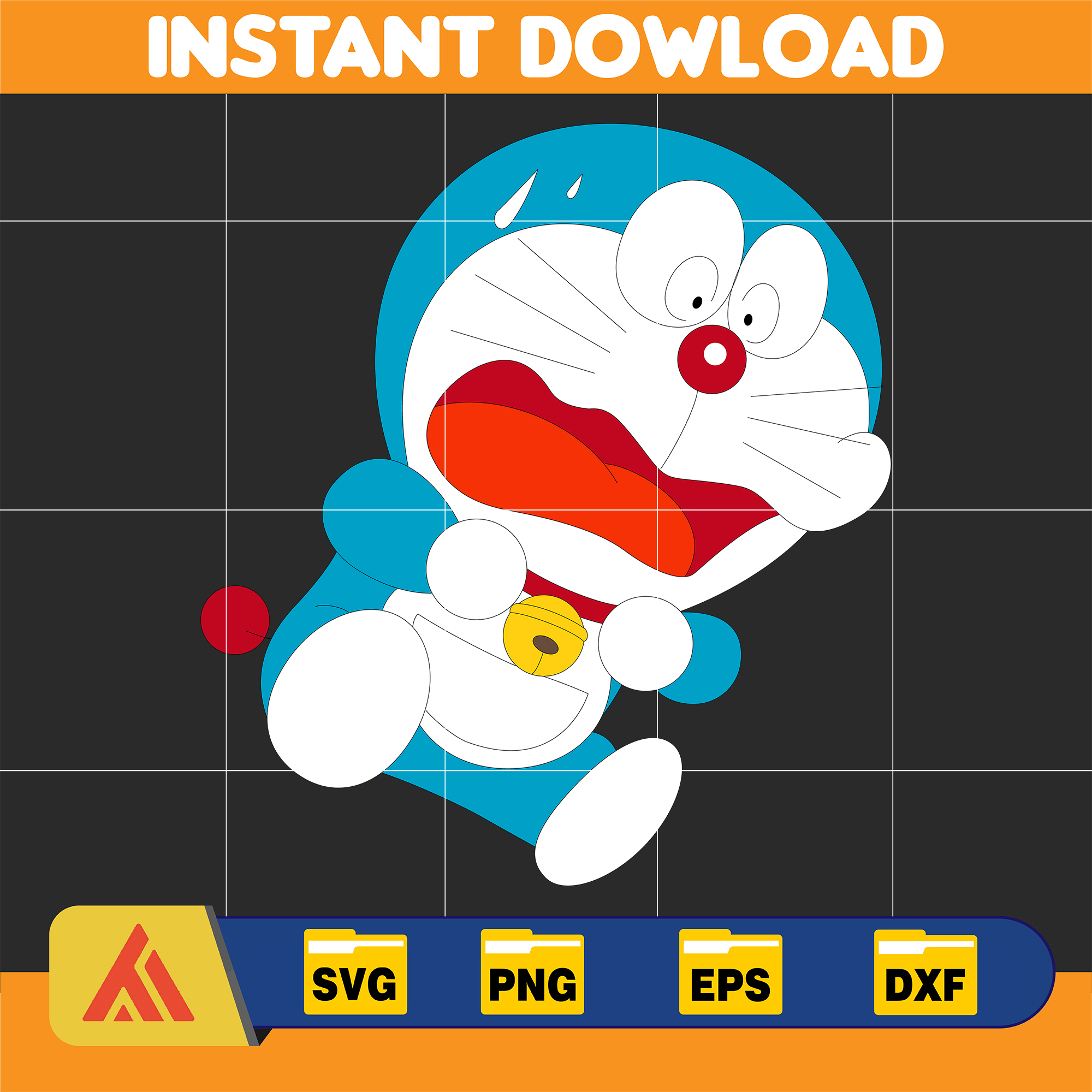 Doraemon SVG, Cricut, Cut files, Digital Vector File, Comes | Inspire ...