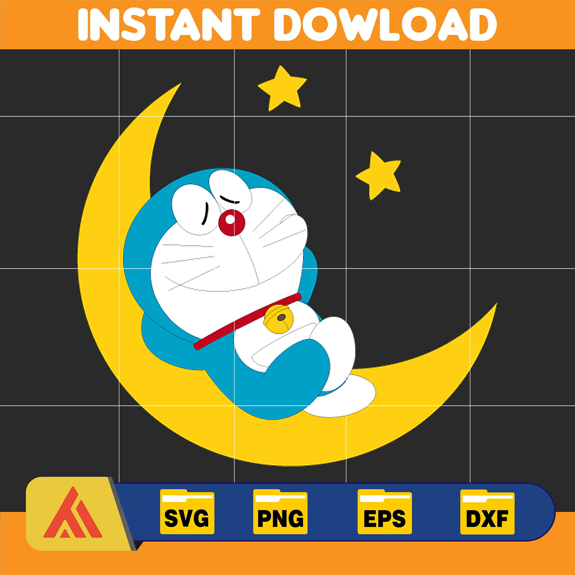 Doraemon SVG, Cricut, Cut files, Digital Vector File, Comes | Inspire ...