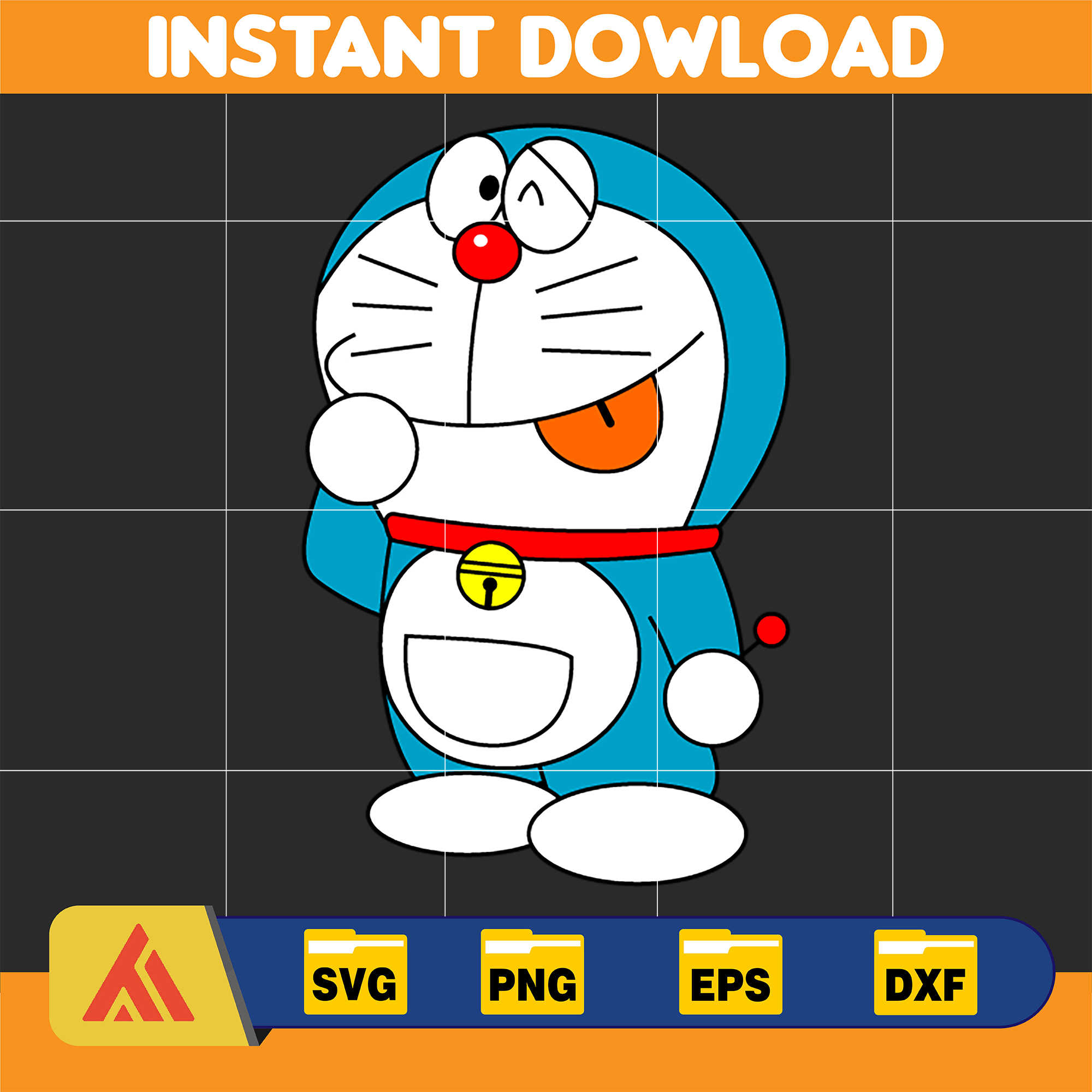 Doraemon SVG, Cricut, Cut files, Digital Vector File, Comes | Inspire ...