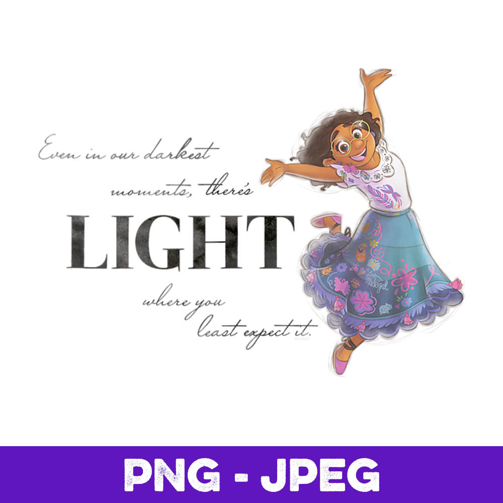 Disney 100 Anniversary Encanto Mirabel D100 Quote Light V2 | Inspire Uplift