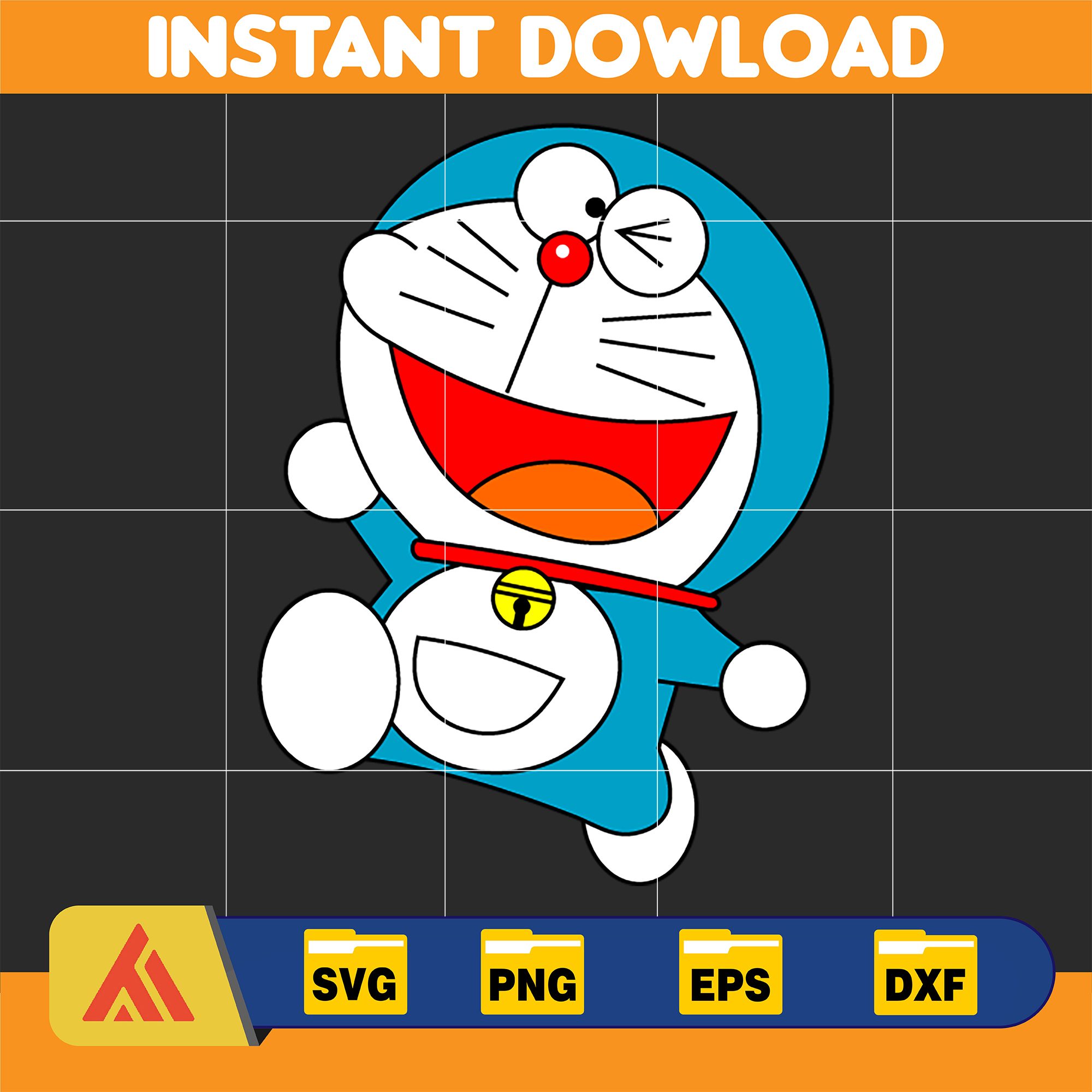 Doraemon SVG, Cricut, Cut files, Digital Vector File, Comes | Inspire ...