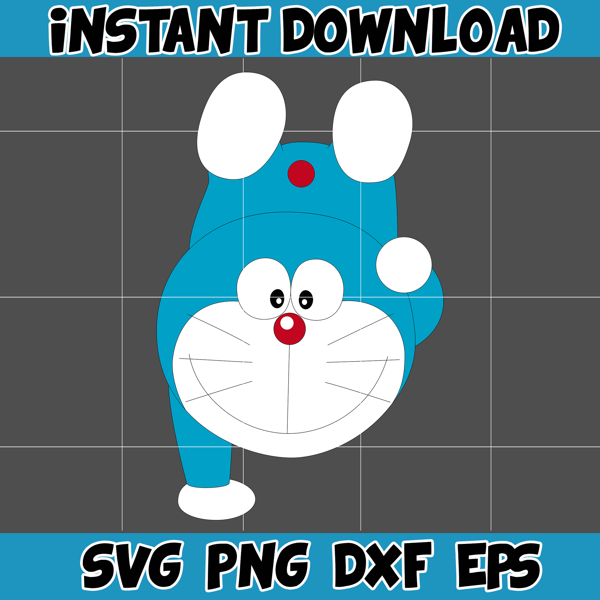 Doraemon SVG, Cricut, Cut files, Digital Vector File, Comes - Inspire ...