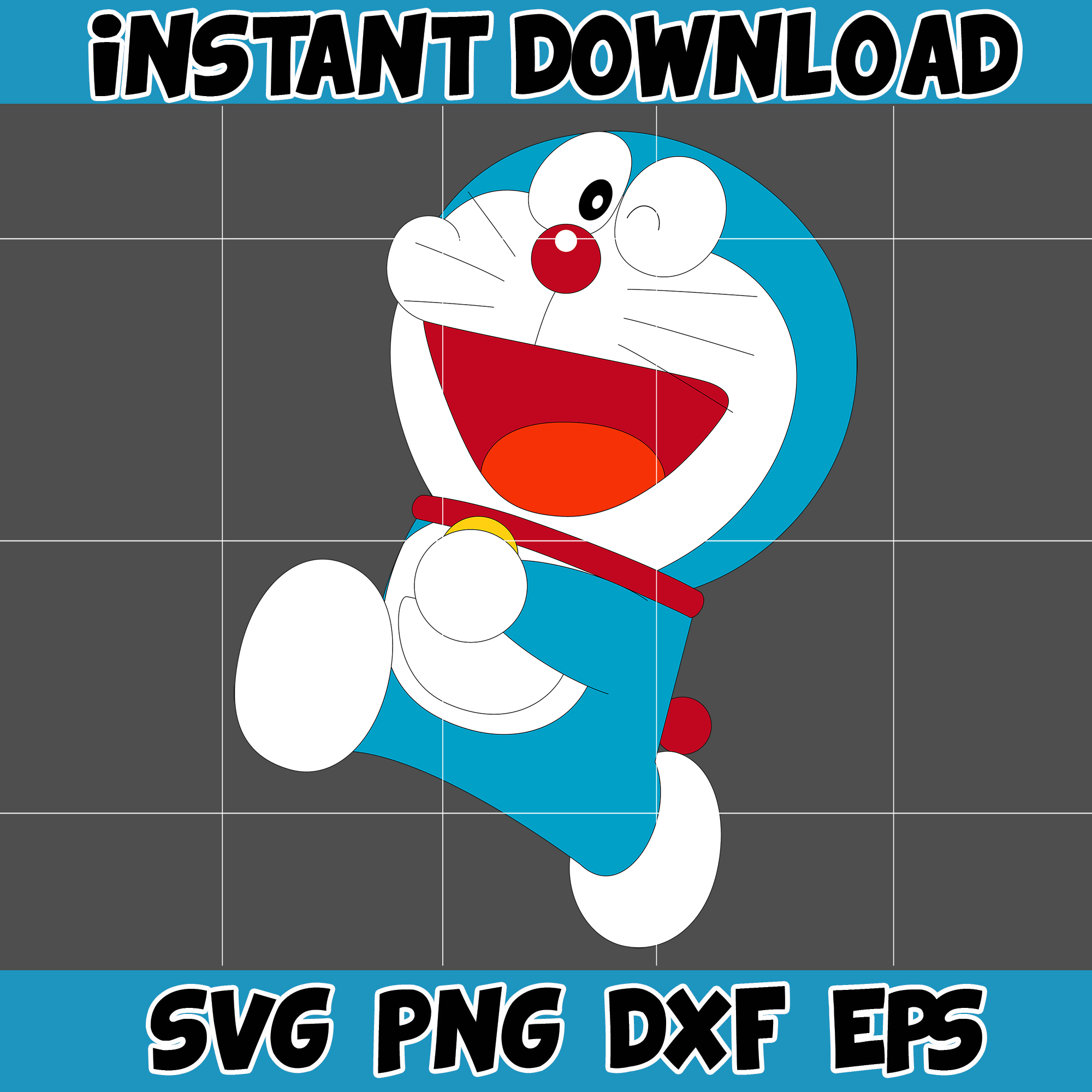 Doraemon SVG, Cricut, Cut files, Digital Vector File, Comes | Inspire ...
