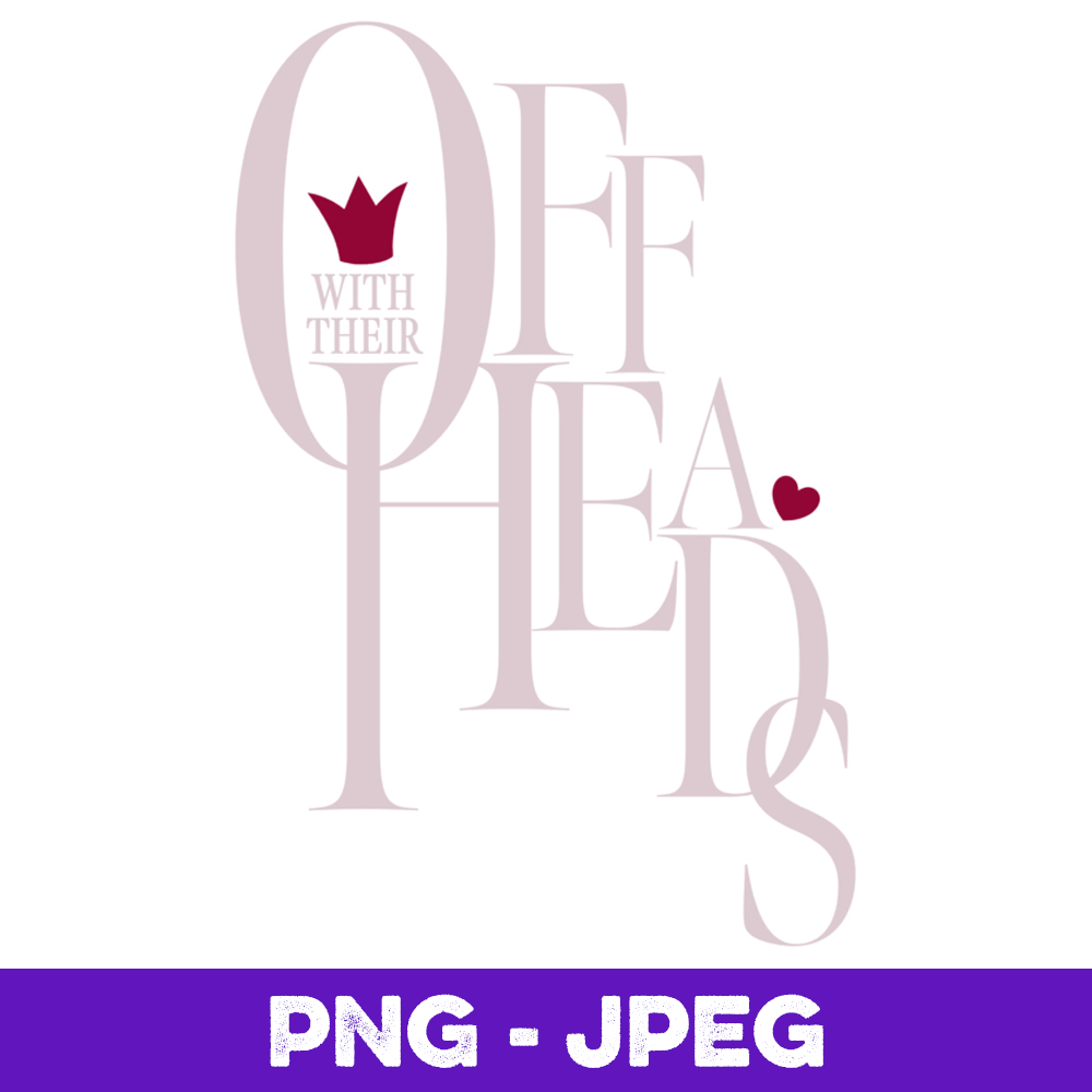 Disney Alice In Wonderland Off With Their Heads Text Stack V | Inspire ...