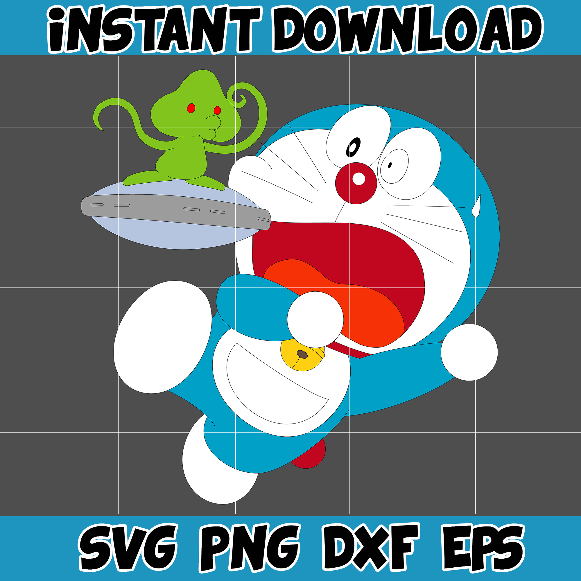 Doraemon SVG, Cricut, Cut files, Digital Vector File, Comes - Inspire ...