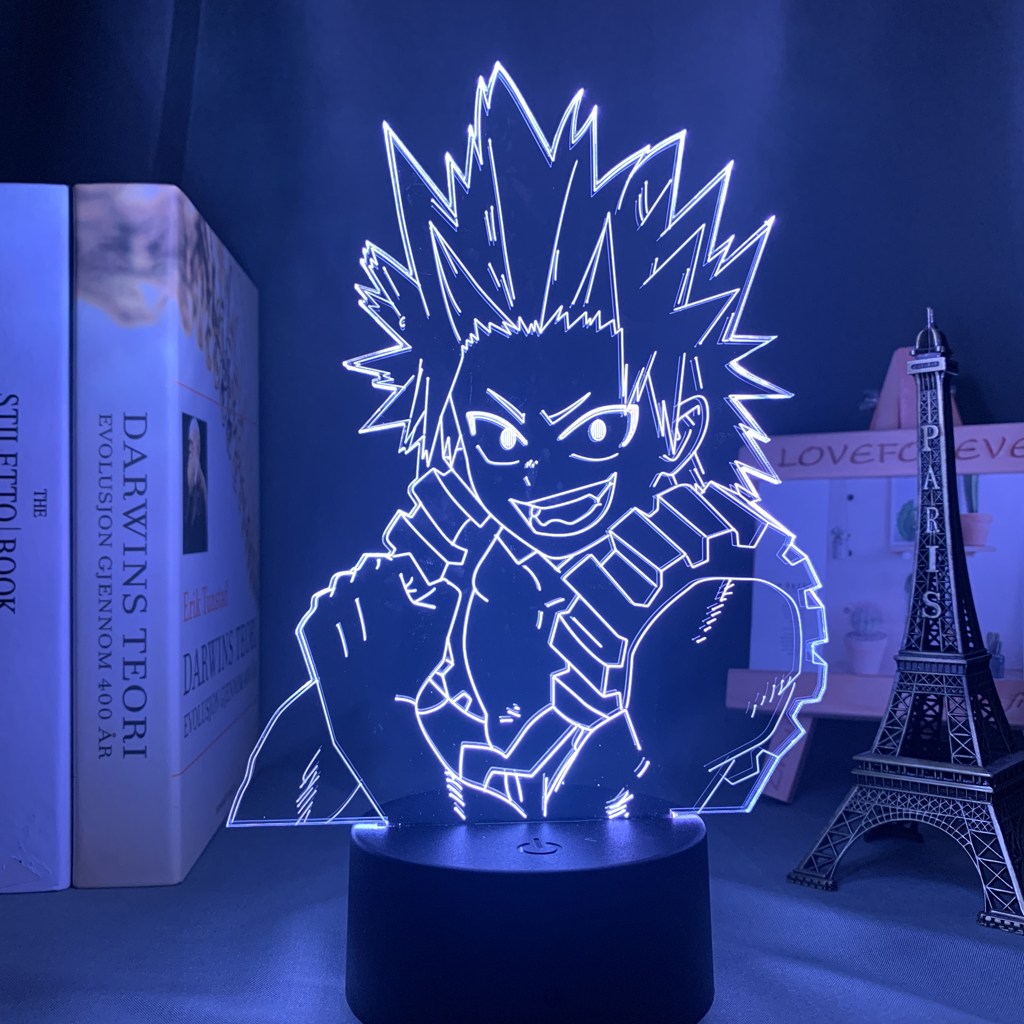 My Hero Academia Eijiro Kirishima 3D Acrylic Night Light LED - Inspire ...