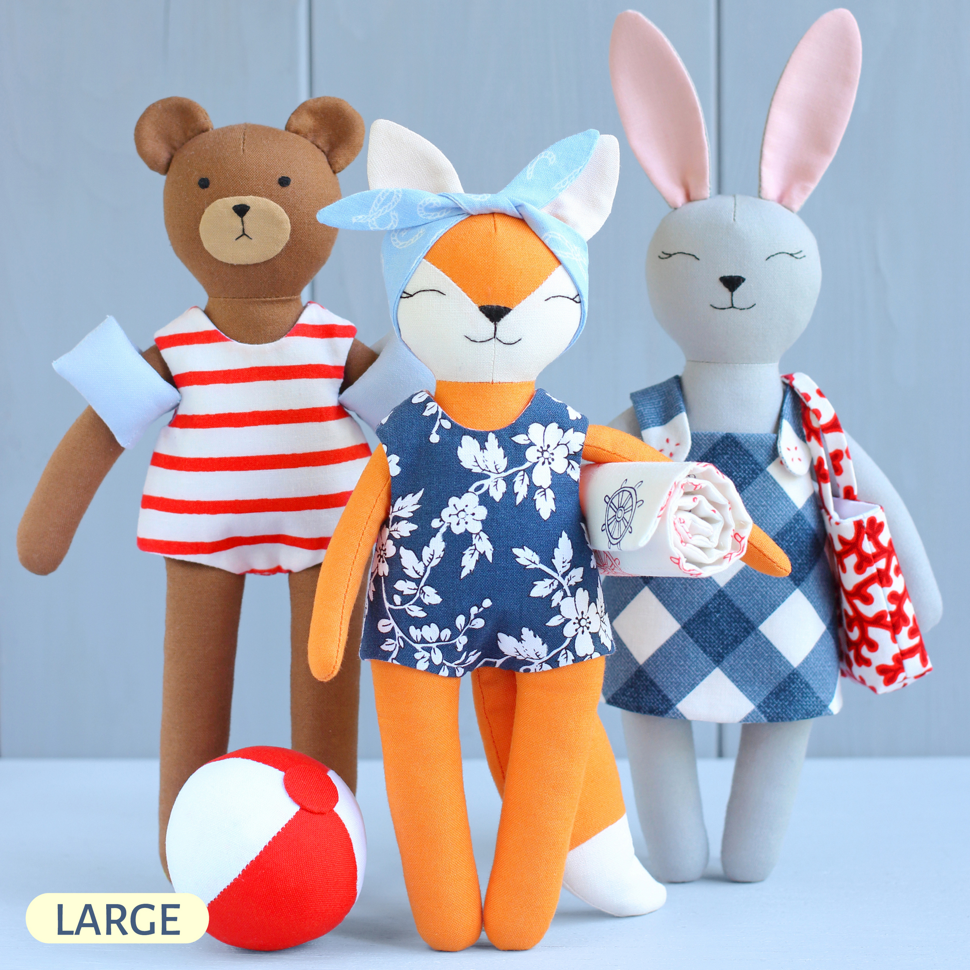 PDF 7-piece Beach Set for Large Doll (Clothes and Accessorie | Inspire ...