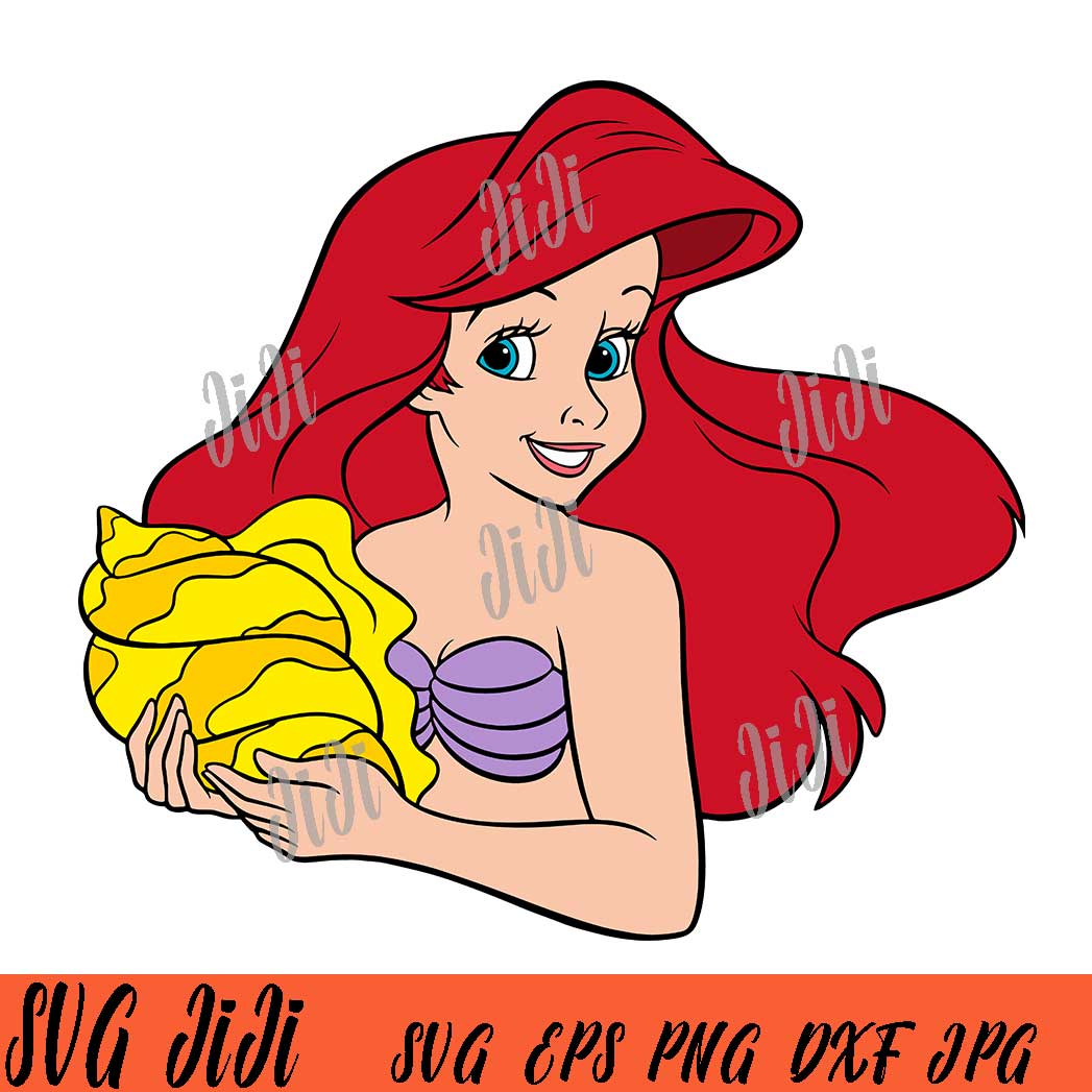 The Little Mermaid Catrina SVG, Disney Ariel Catrina SVG, Th | Inspire ...