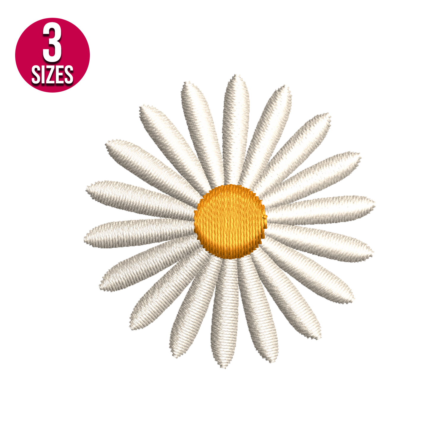 Daisy Flower embroidery design, Machine embroidery pattern, - Inspire ...