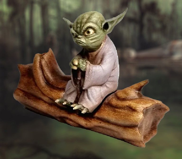 Yoda 3D printed hand painted custom figure, Star Wars Yoda | Inspire Uplift