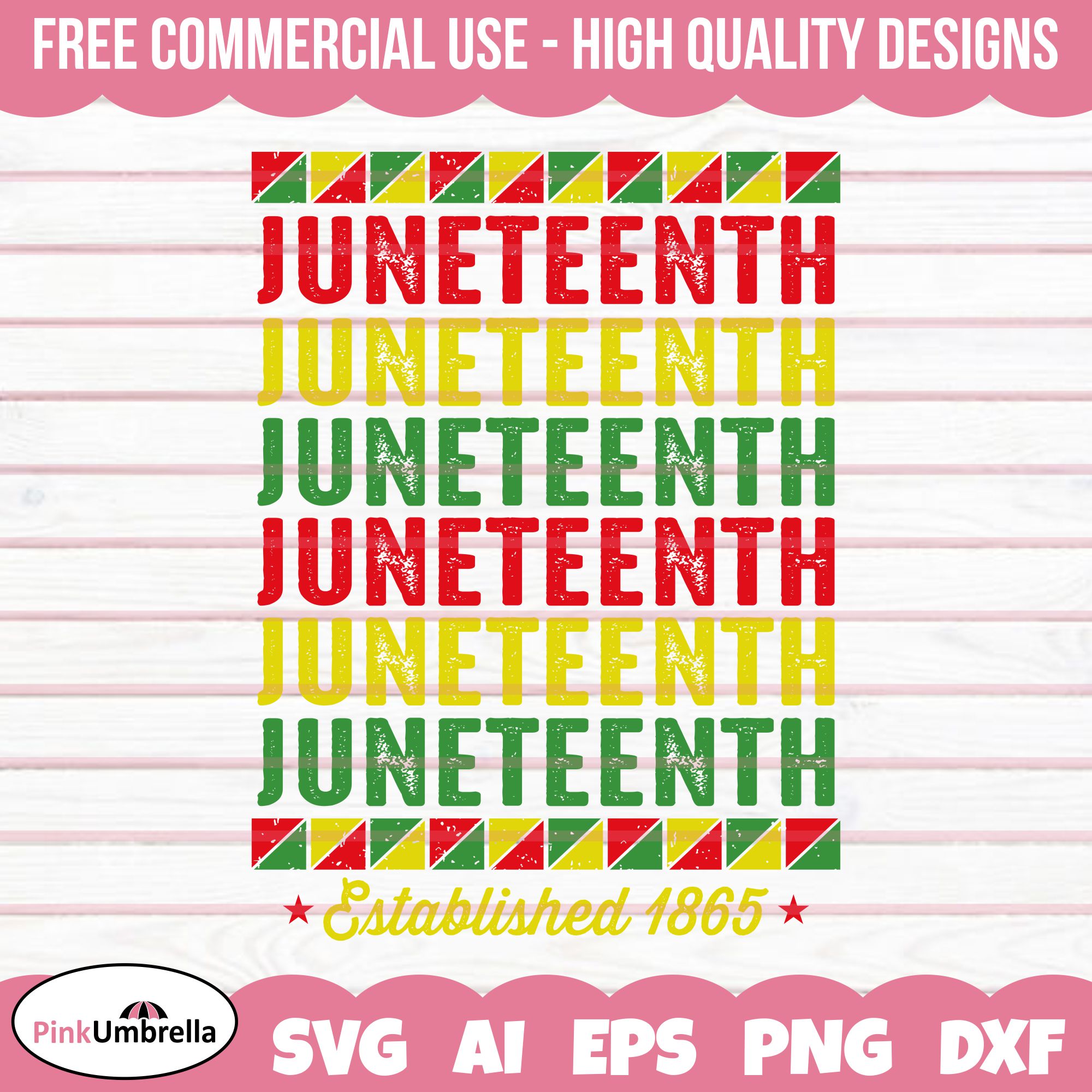 Juneteenth Juneteenth Juneteenth Est 1865 SVG, Black History | Inspire ...