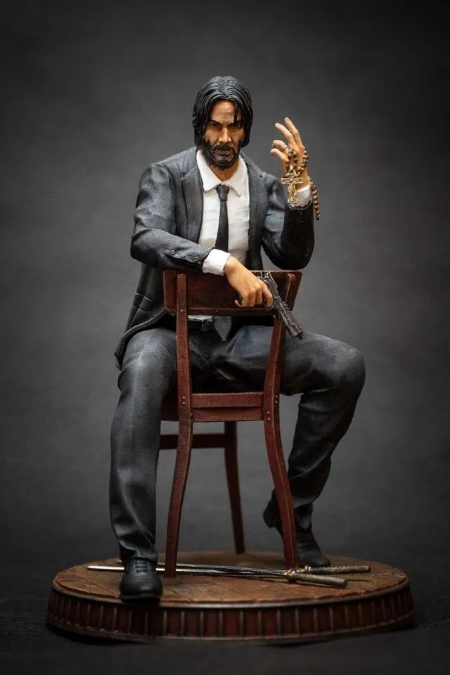 John Wick figure handpaint high detail, John Wick 3D printed | Inspire ...