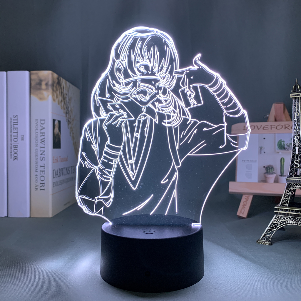 Kakegurui Midari Ikishima 3D Night Light LED Lamp Anime Gift - Inspire ...