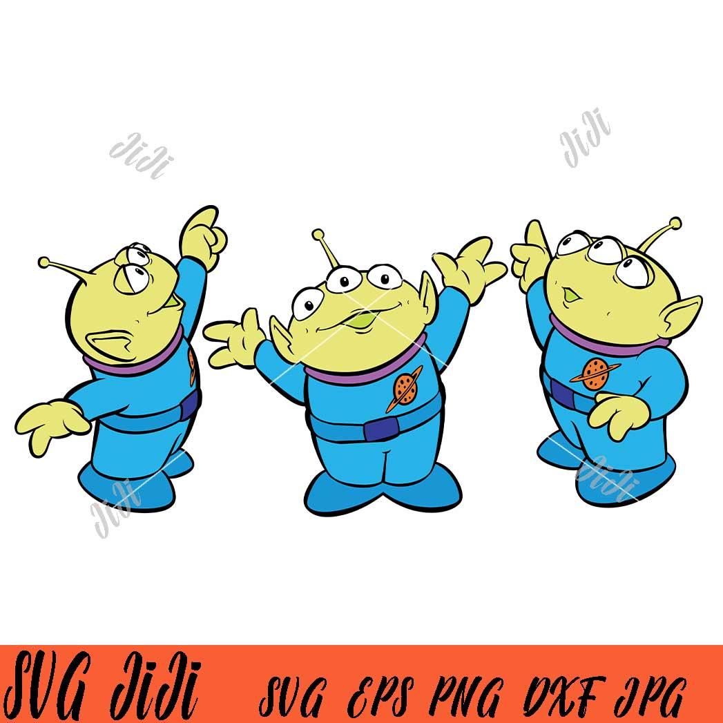 Little Green Aliens SVG, Toy Story SVG, Toy Story Aliens SVG | Inspire ...