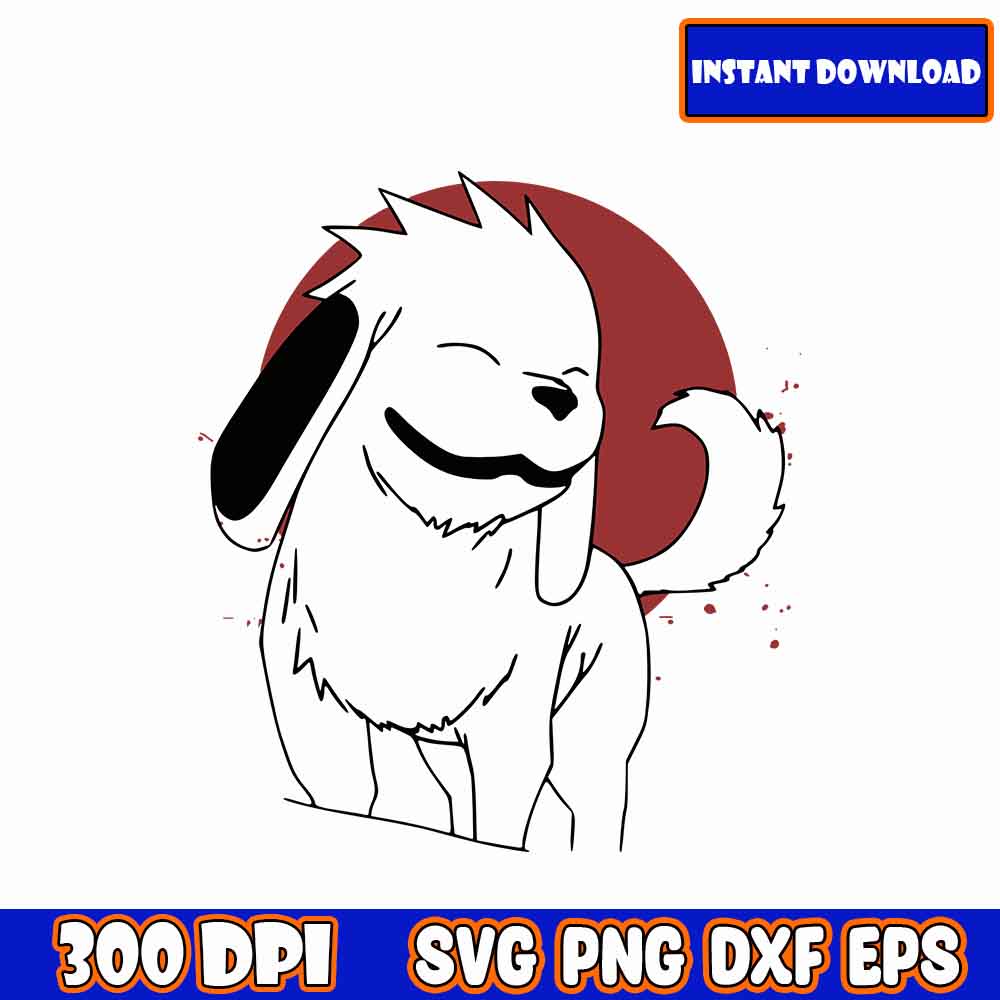 Akamaru SVG, Anime Bundle svg eps dxf png, Anime Bundle SVG, | Inspire ...