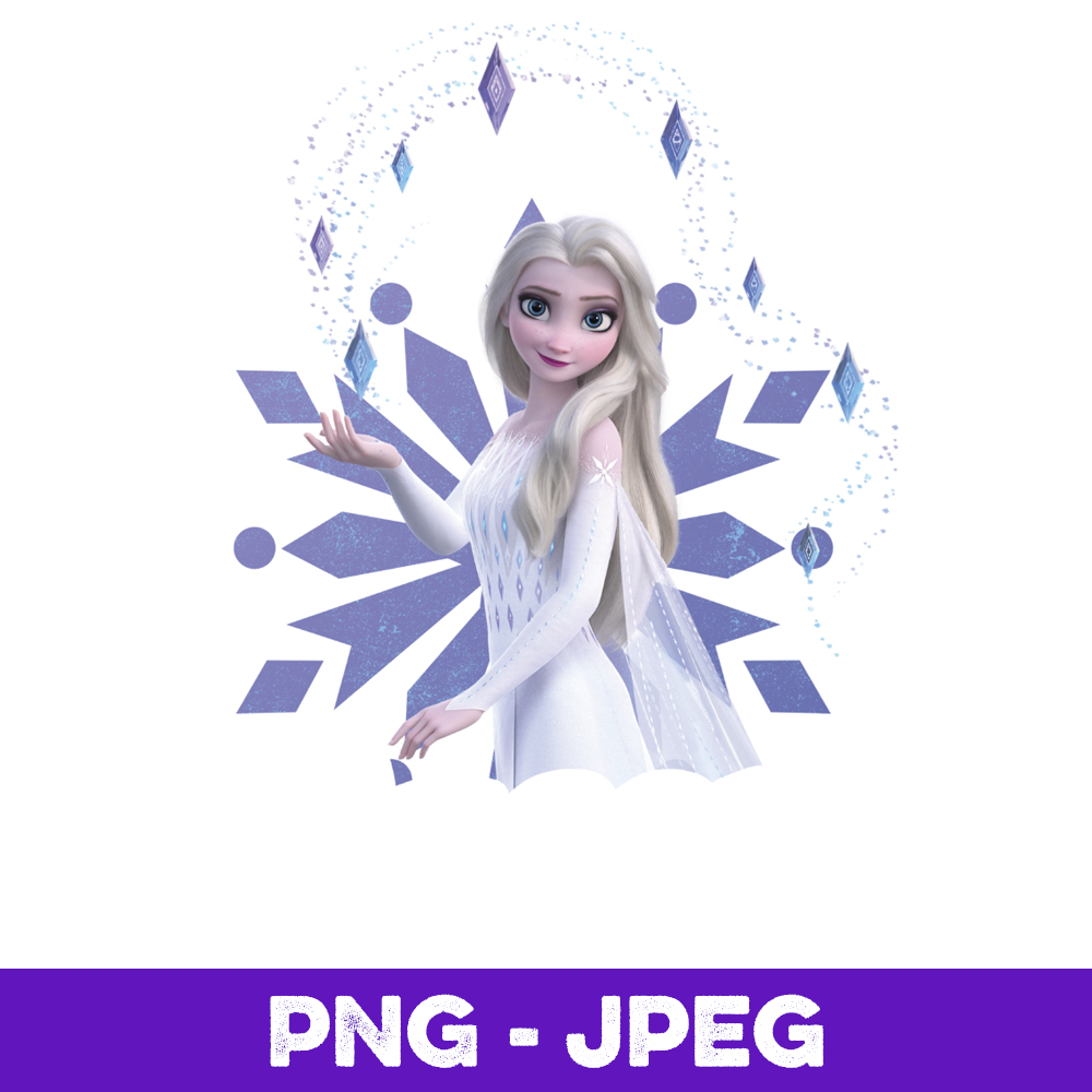 Disney Frozen 2 Elsa Snow Queen Portrait V1 - Inspire Uplift
