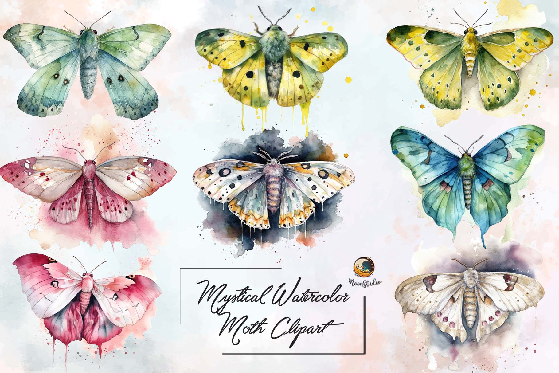 Moths Clipart | Inspire Uplift