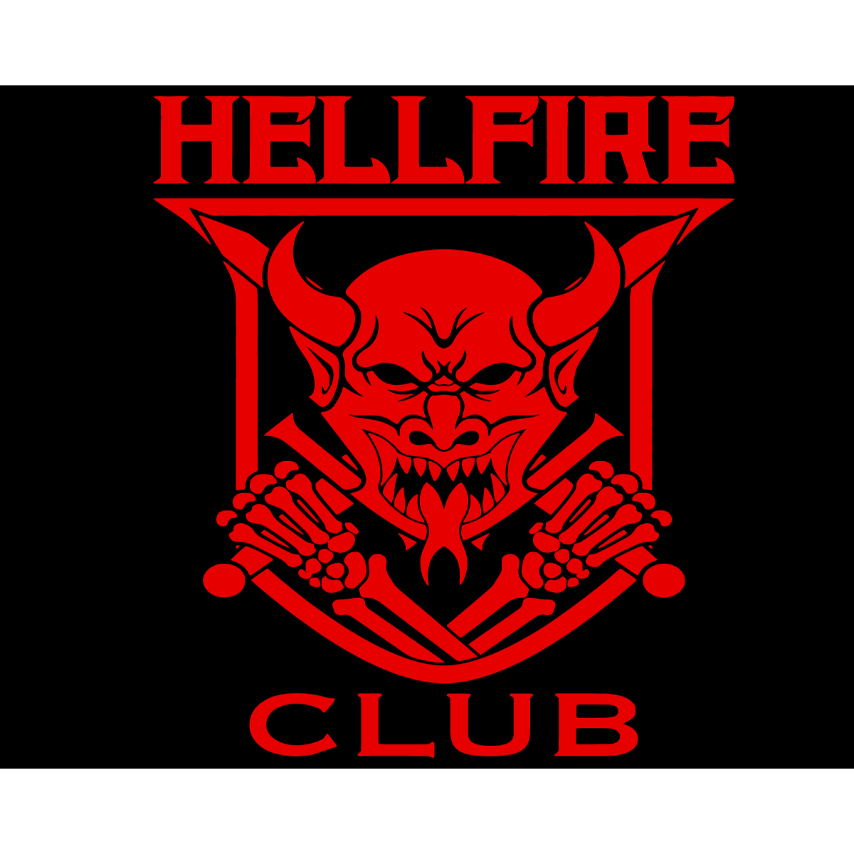 Red Hellfire Club Svg, Hellfire Club Stranger Things 4 Svg | Inspire Uplift