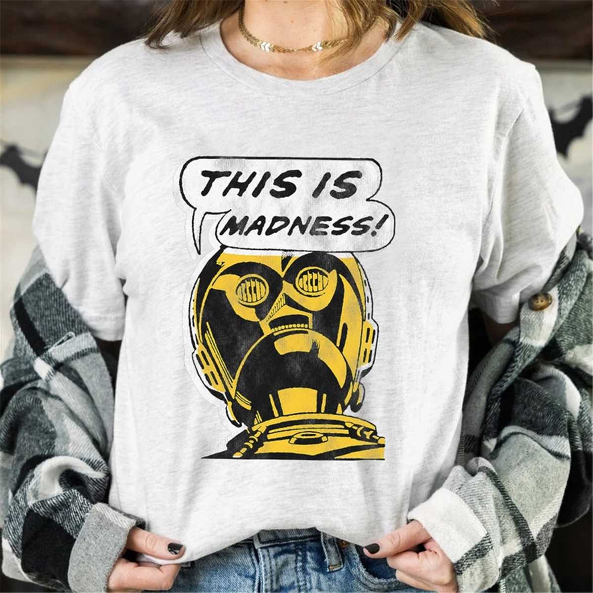 Vintage Star Wars Droids C-3PO This is Madness Text Bubble S | Inspire ...