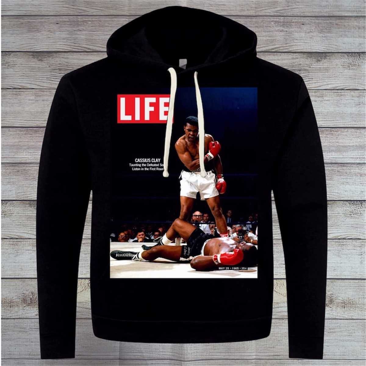 Cassius Clay boxing heavyweight champ boxer cotton Hoodie Th | Inspire ...