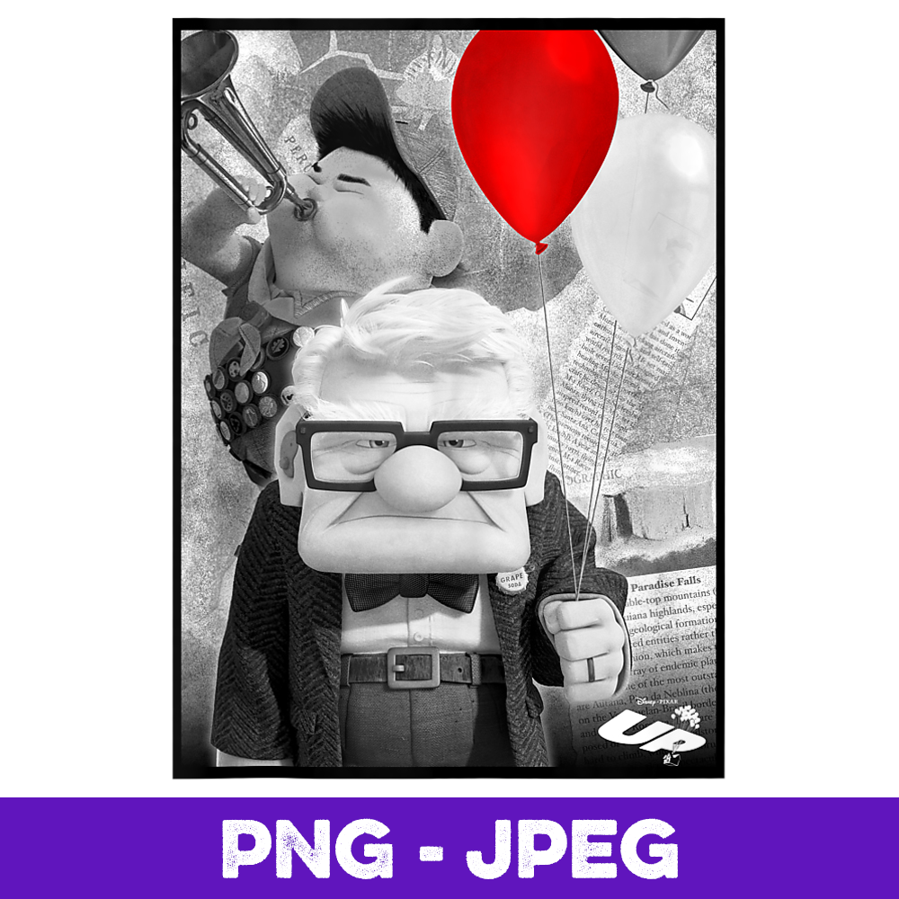 Disney Pixar UP Carl Russell Trumpet Red Balloon V2 | Inspire Uplift