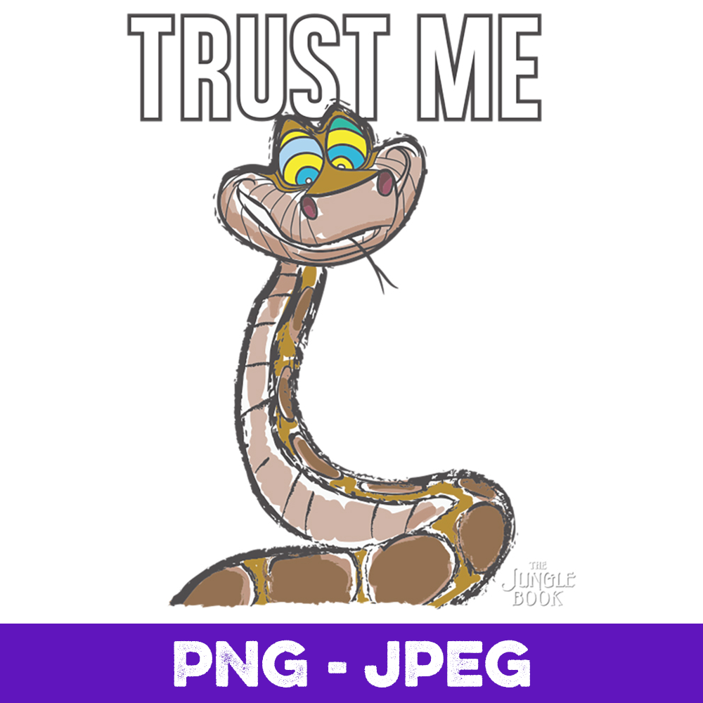 Disney The Jungle Book Kaa Trust Me Snake Poster V1 | Inspire Uplift