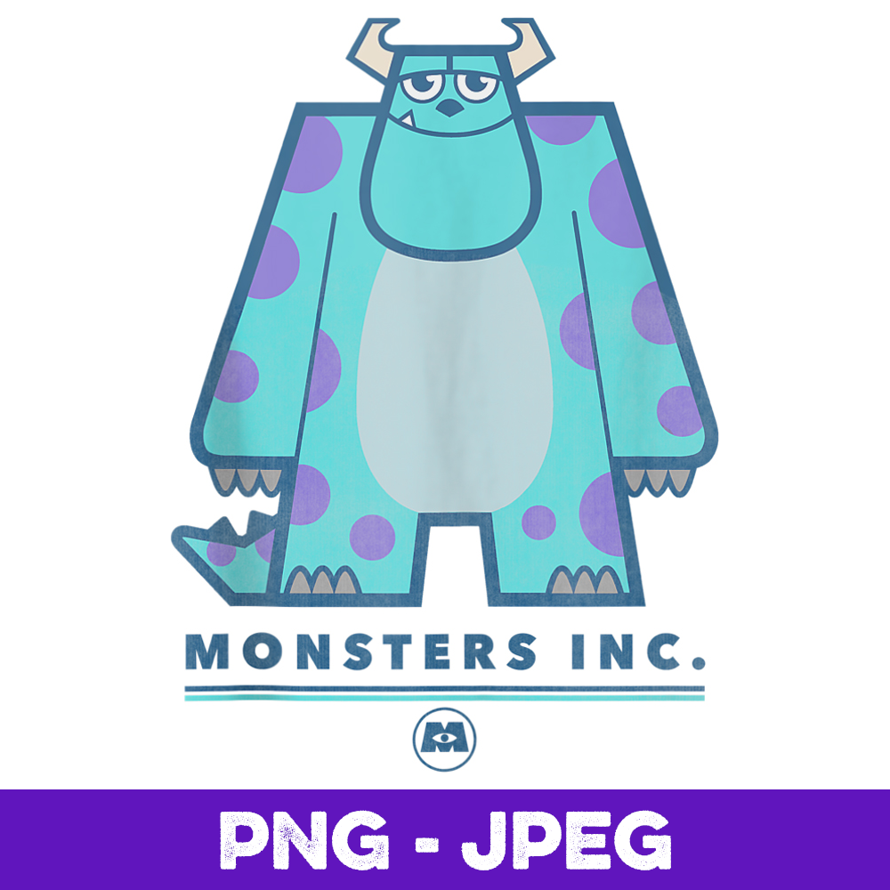 Disney Pixar Monsters Inc. Sully Simple Portrait V2 , PNG De | Inspire ...