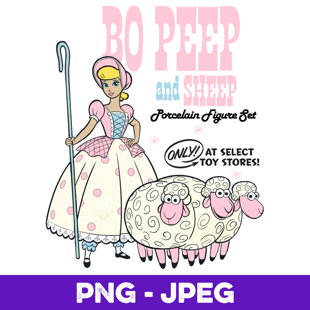 Disney Pixar Toy Story Bo Peep and Sheep Collection V1 , PNG | Inspire ...